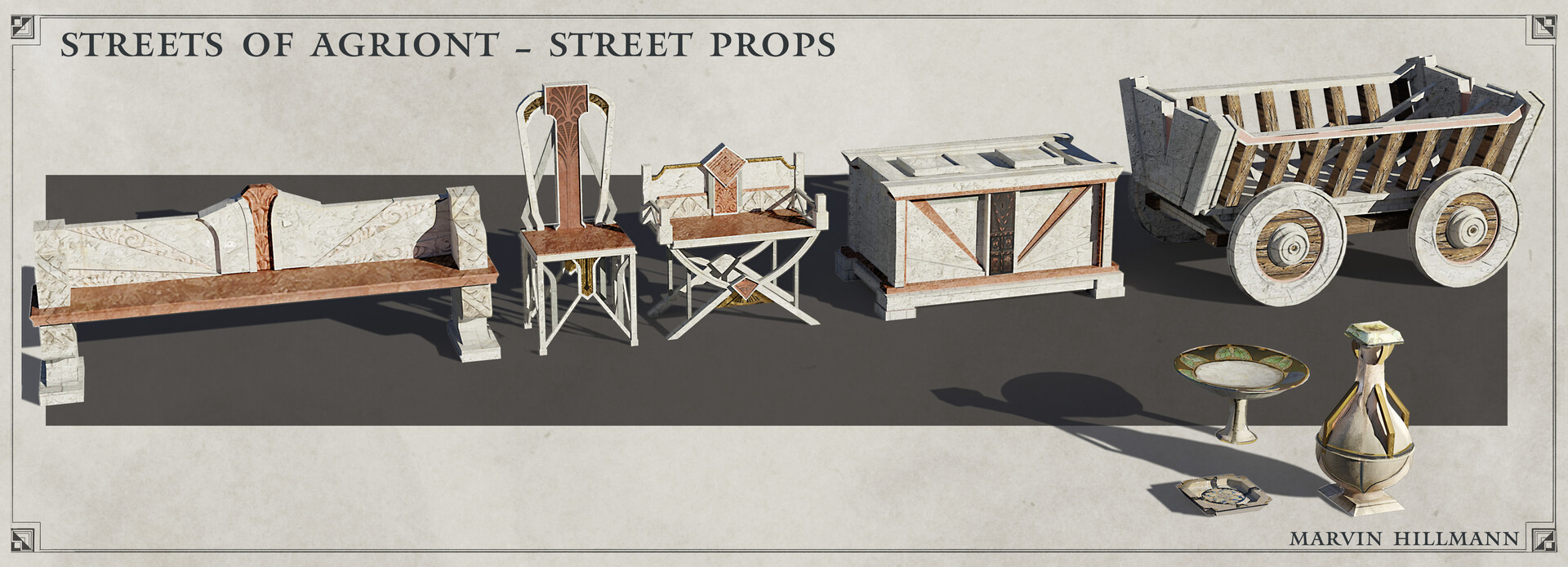 Marvin Hillmann - Concept Art - Streets of Agriont