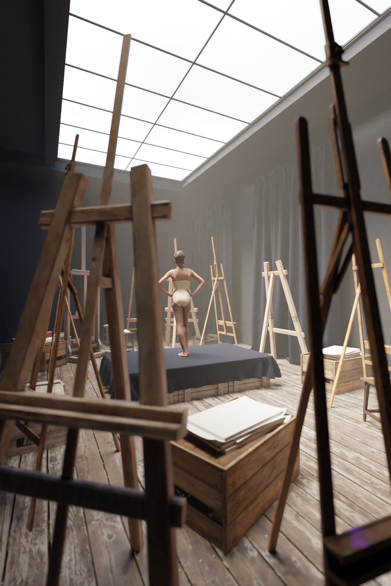 ArtStation - Academy of Fine Arts model and renders