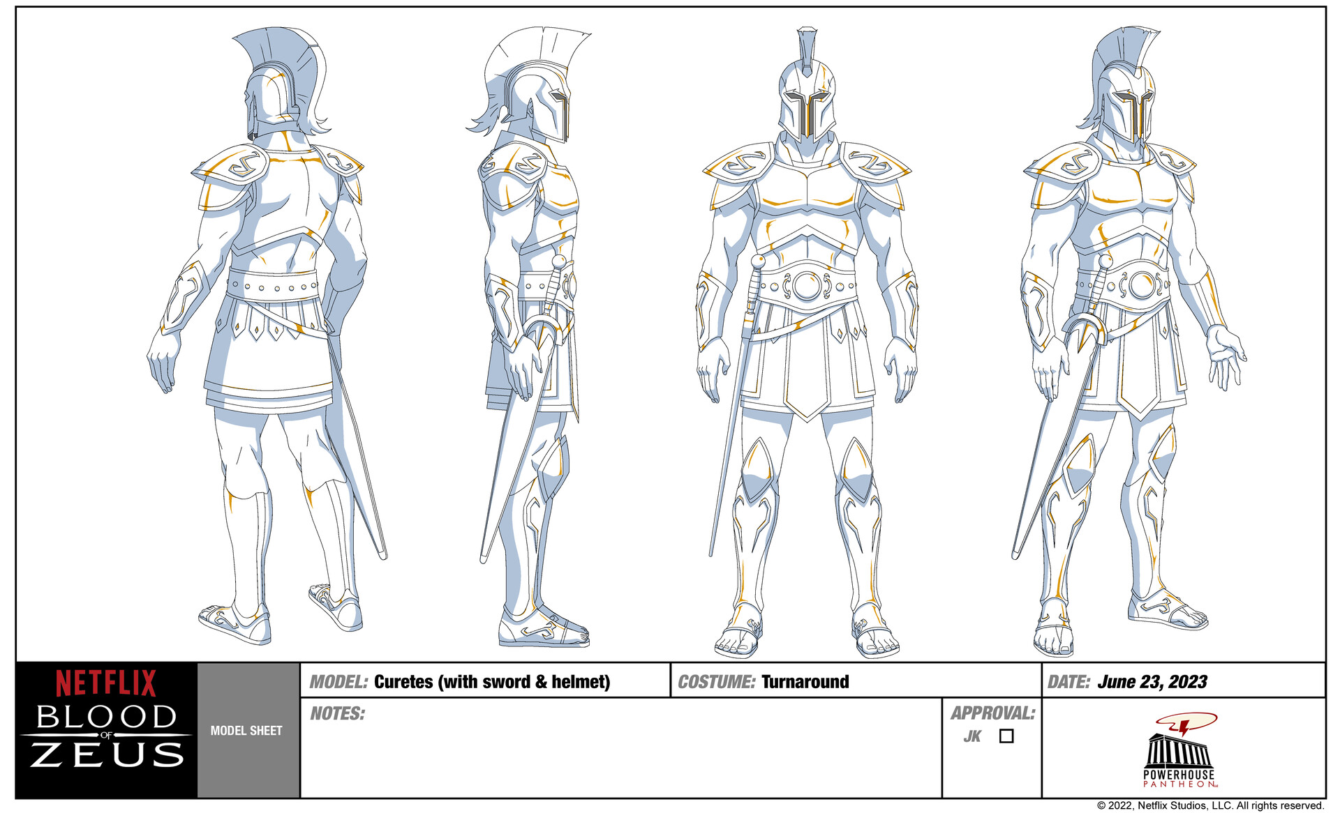 Steven-Wayne Ellison - Blood of Zeus Season 2 : Curetes Character Designs