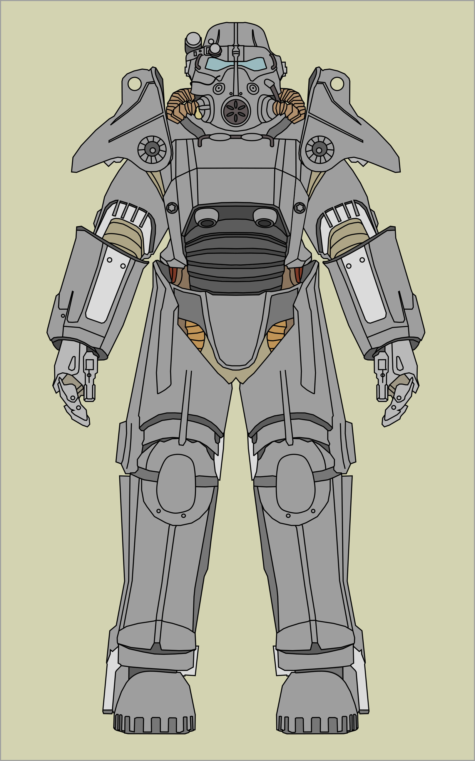 ArtStation - T-45 Power Armor