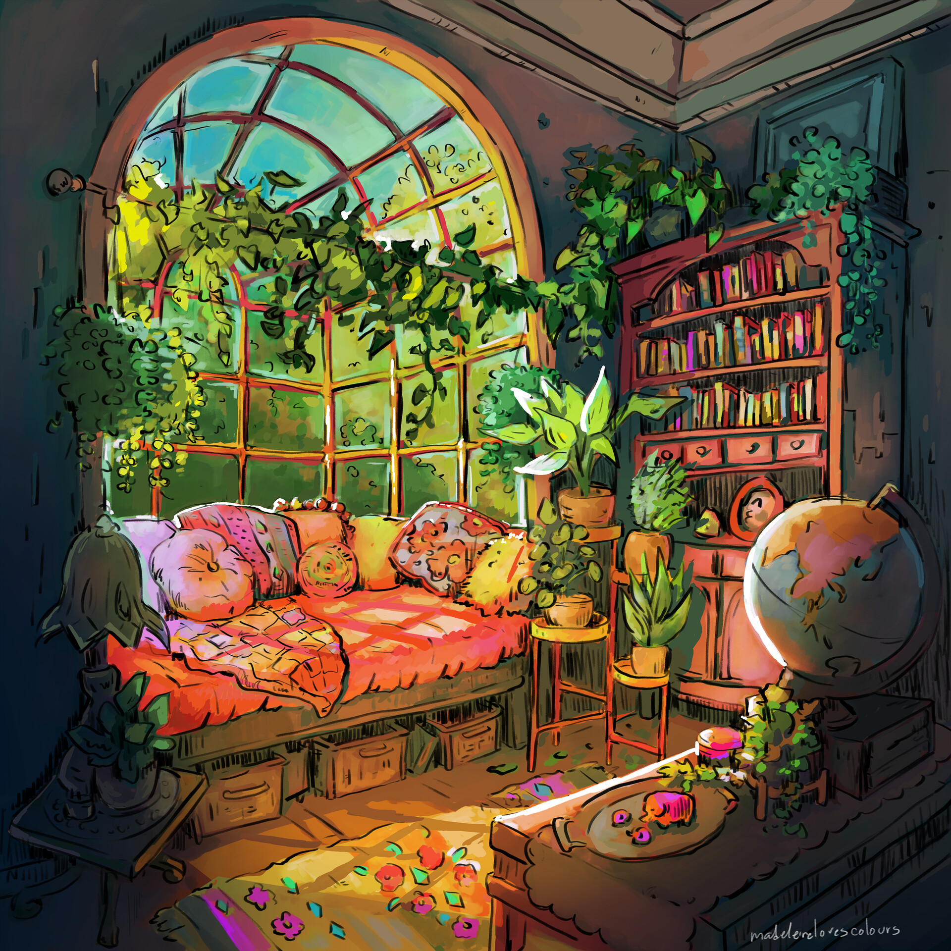 ArtStation - Reading Nook