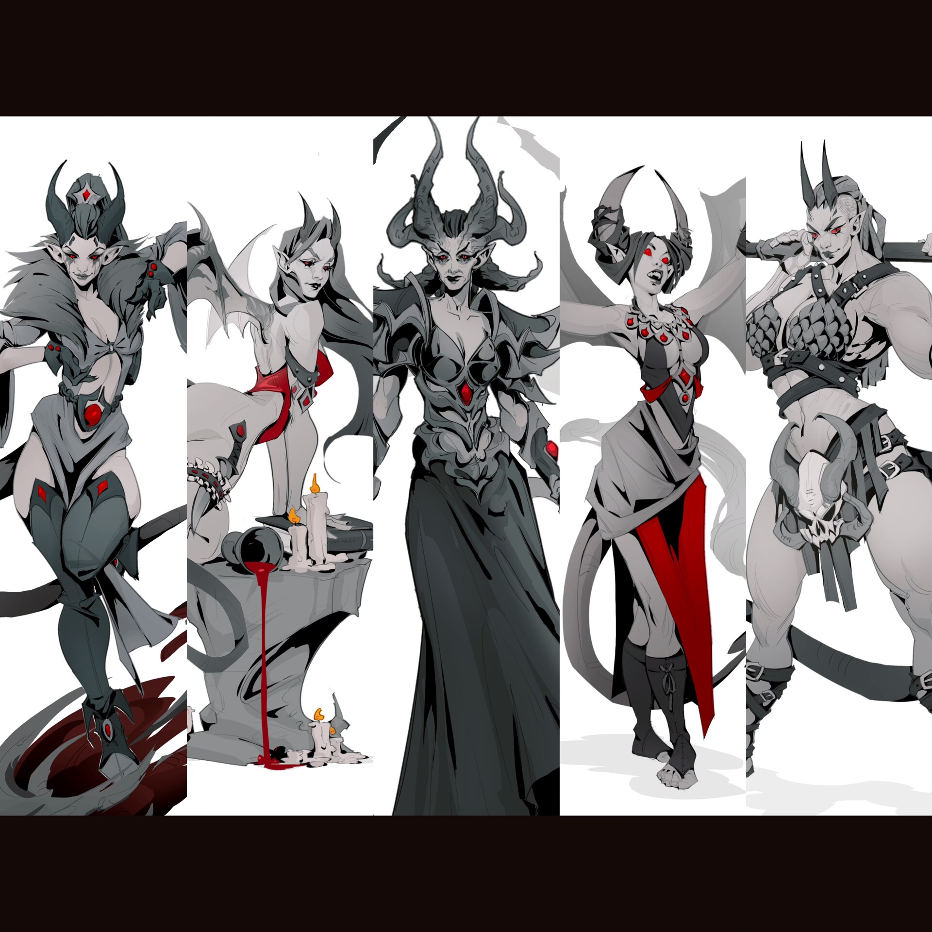ArtStation - Infernal Set for Great Grimoire