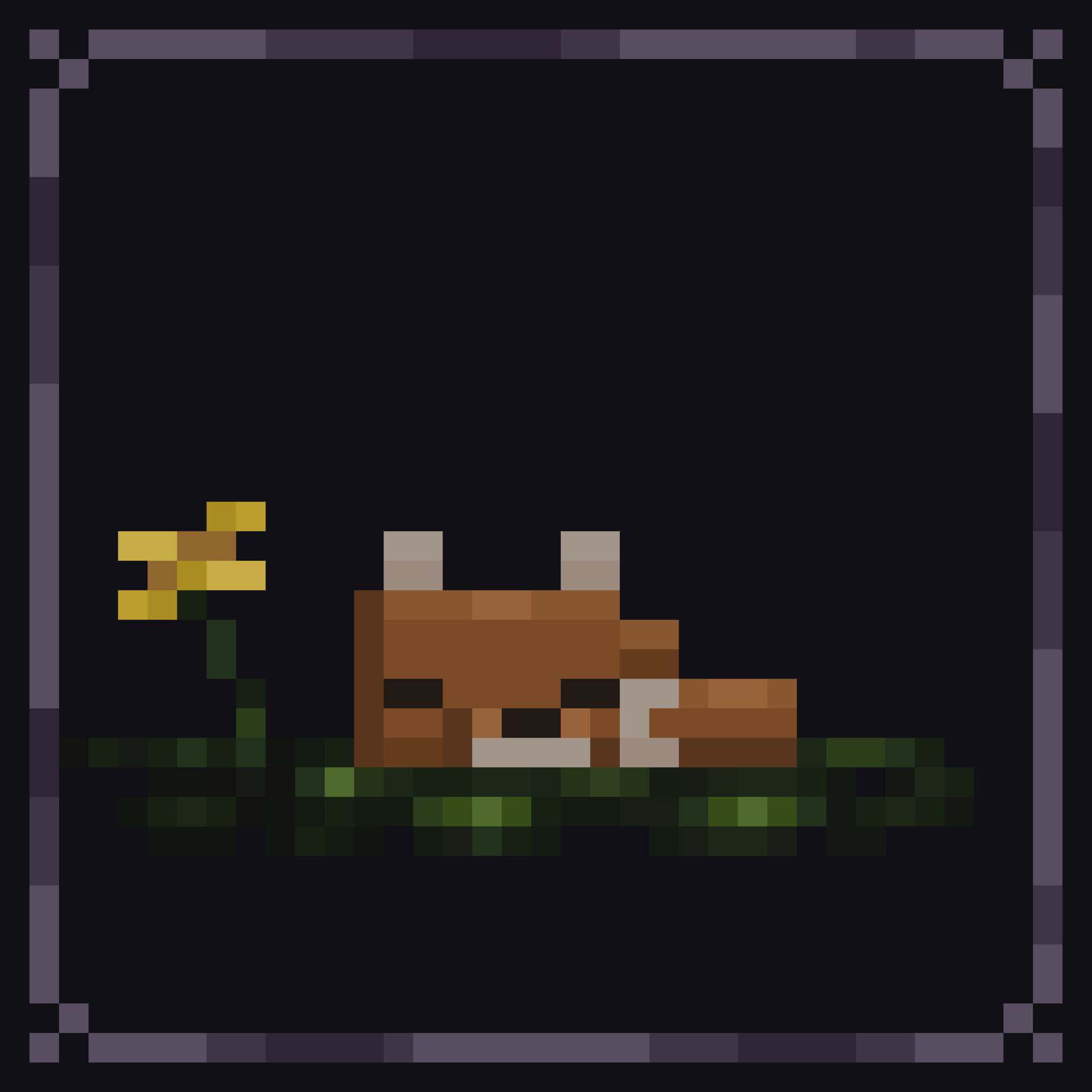 ArtStation - Fox minecraft Fan art