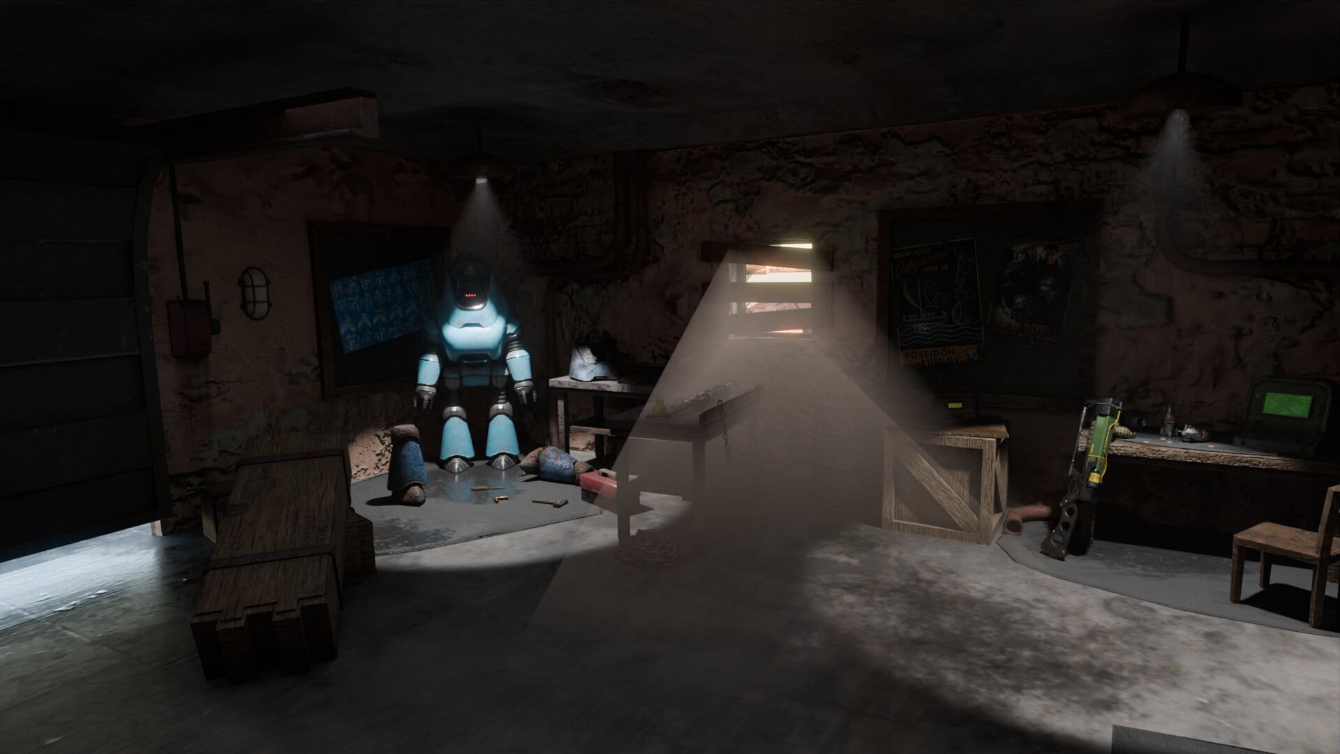 ArtStation - Post Apocalyptic Garage