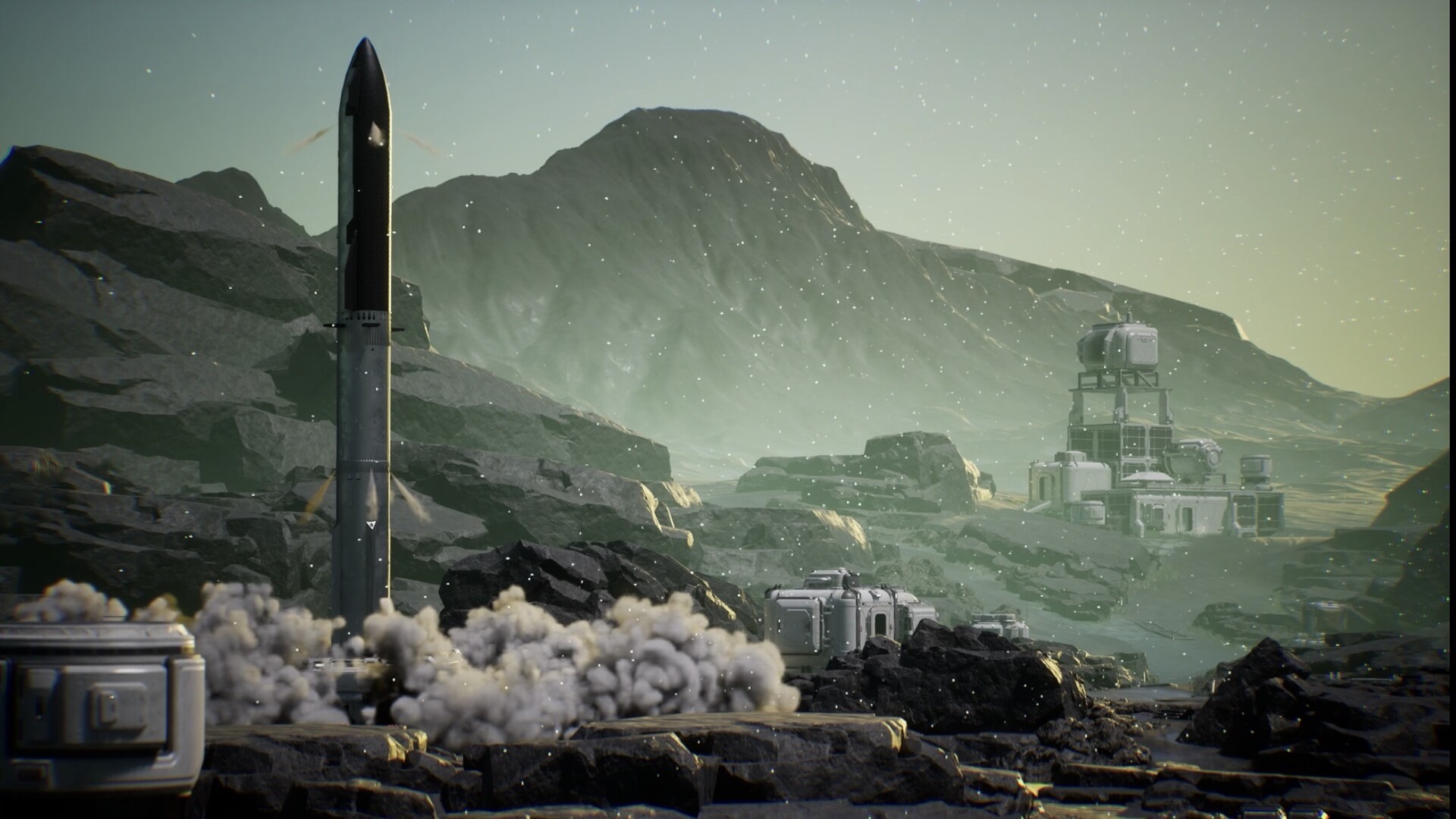 ArtStation - Realtime vfx spaceship