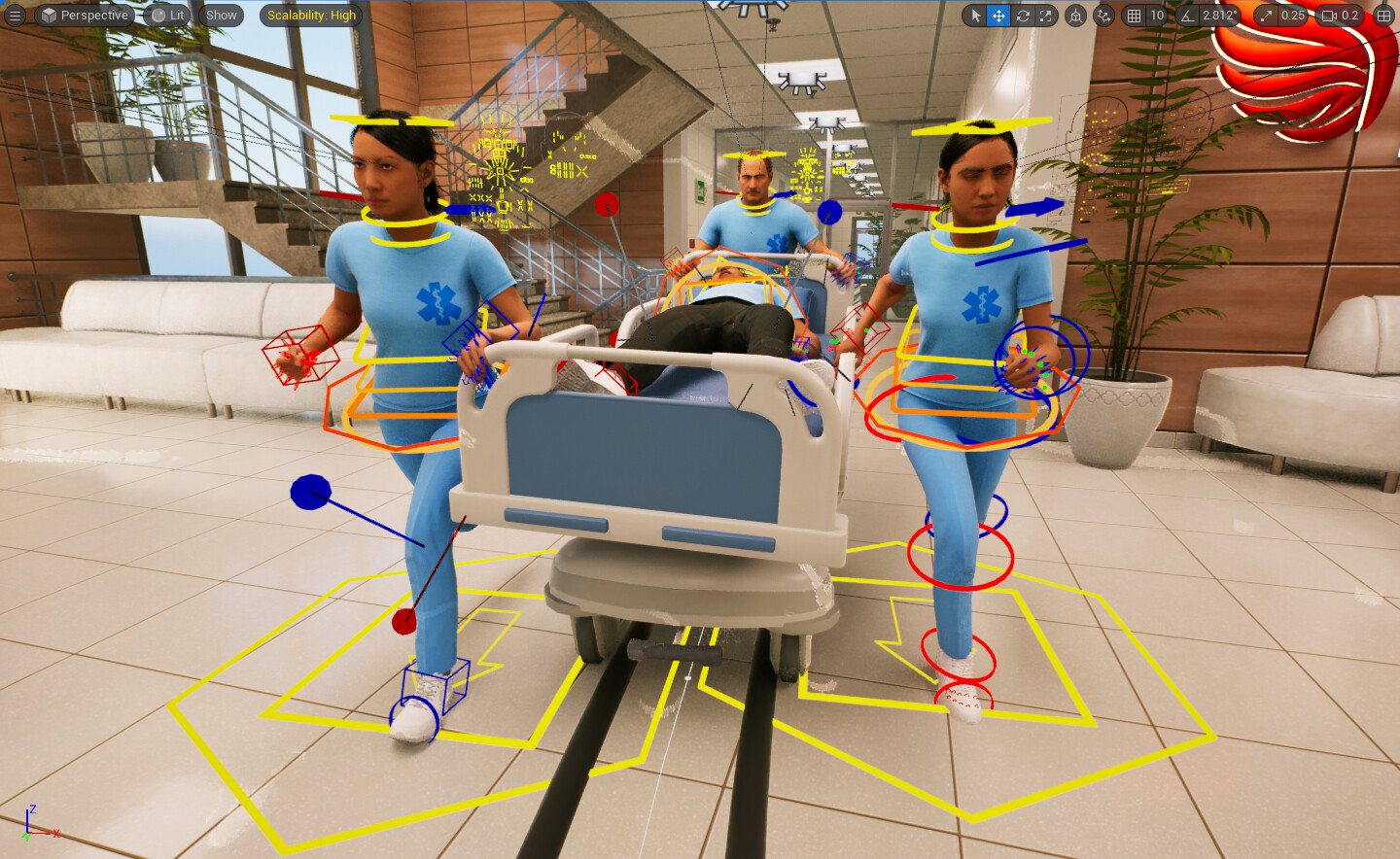 Beatrice Schmidt - HELIX Trailer - Hospital Animation