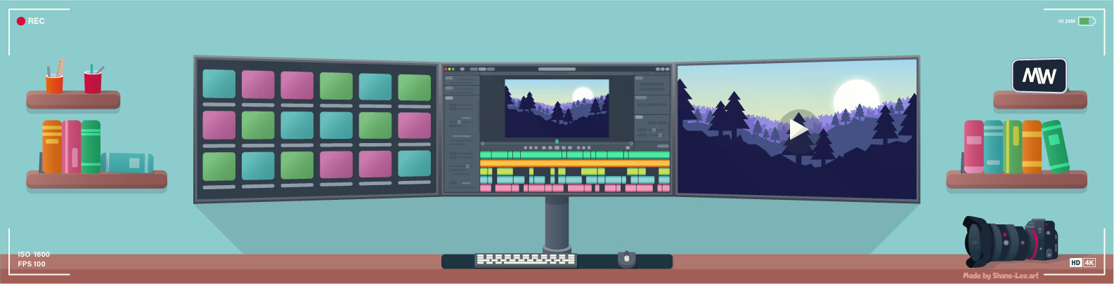 Shane-Lee - Profile Banner for a Client (Video Editor)