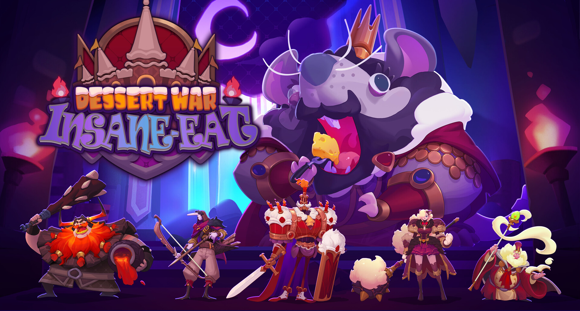 ArtStation - 《Dessert War：Insane-eat》