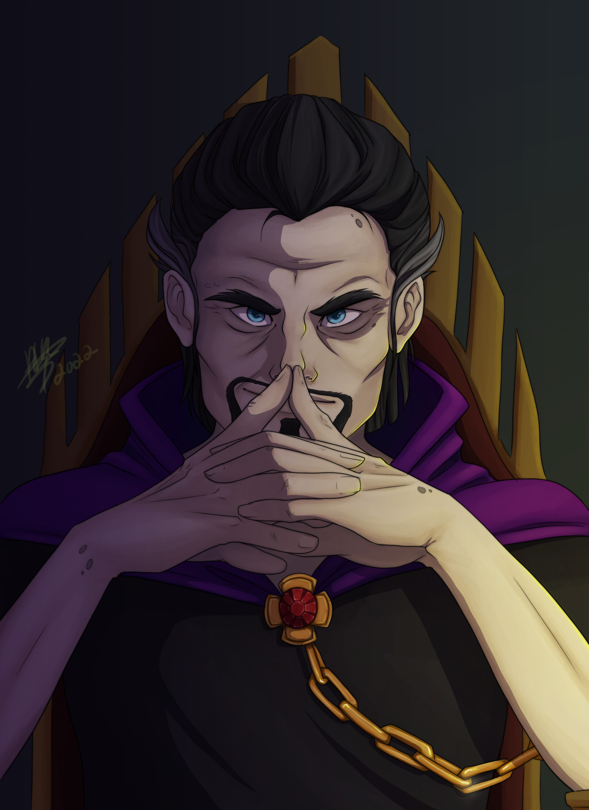 ArtStation - [Commission] Timothias, Warlock