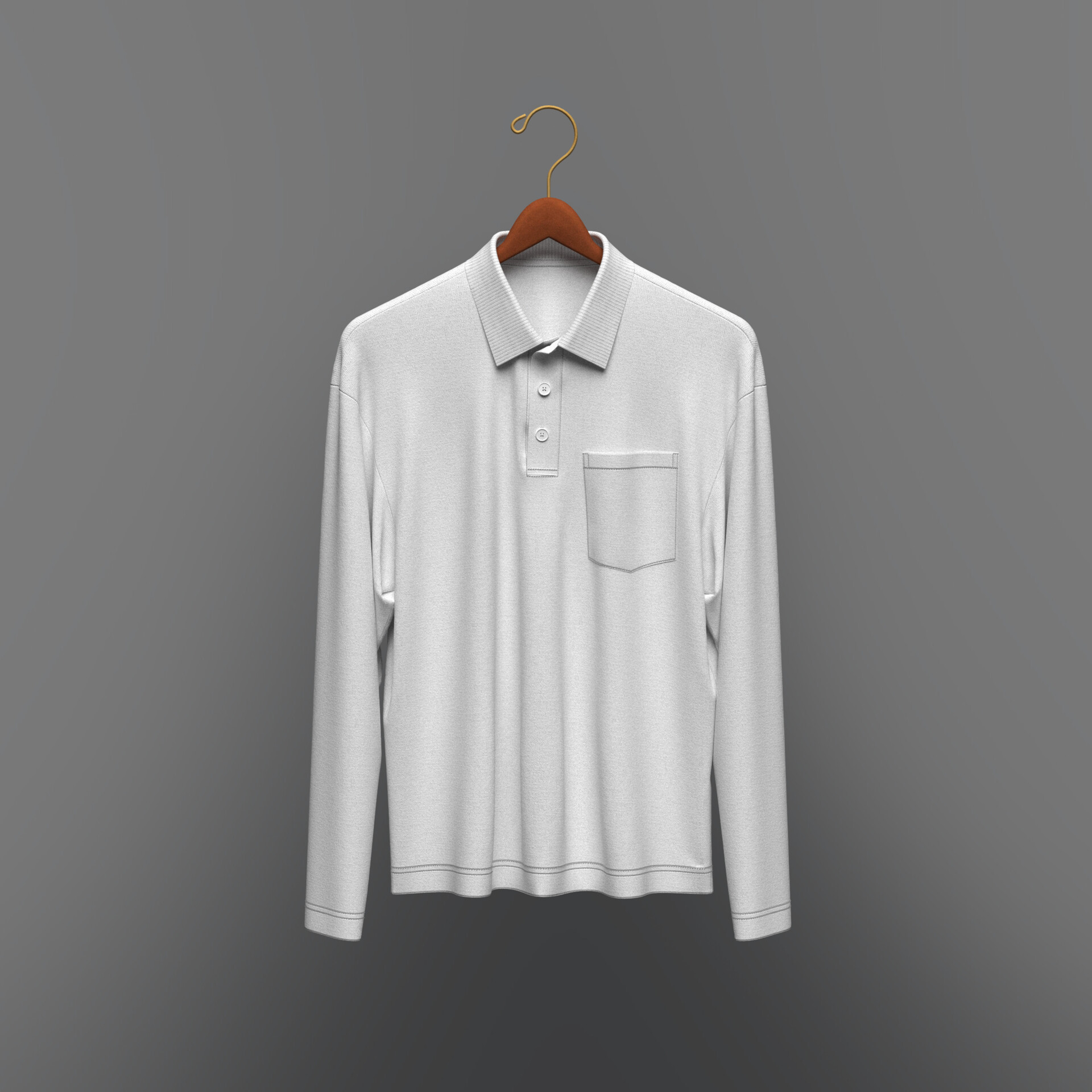 ArtStation - Hanger On Mens Oversized Polo