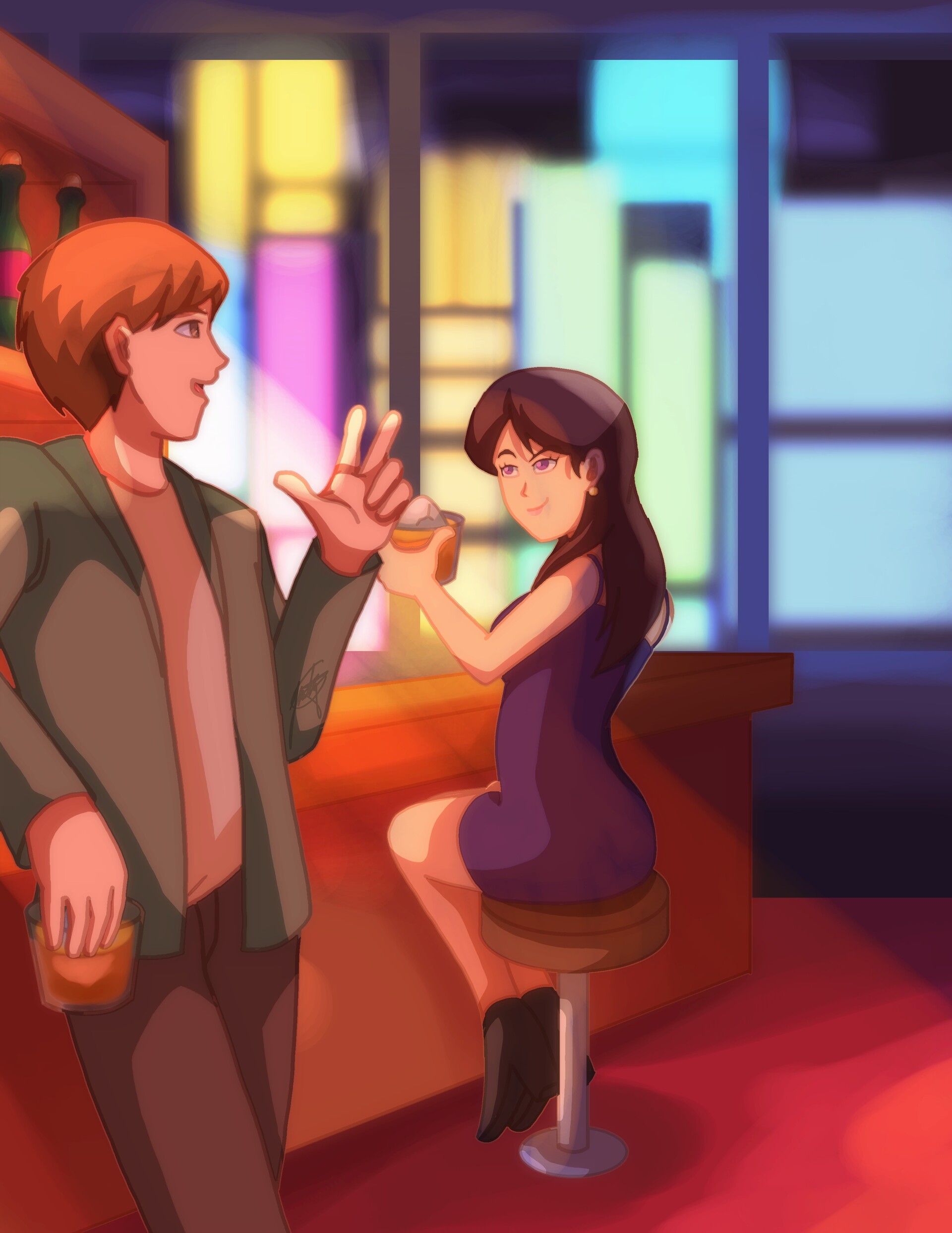 ArtStation - Drink and Mingle