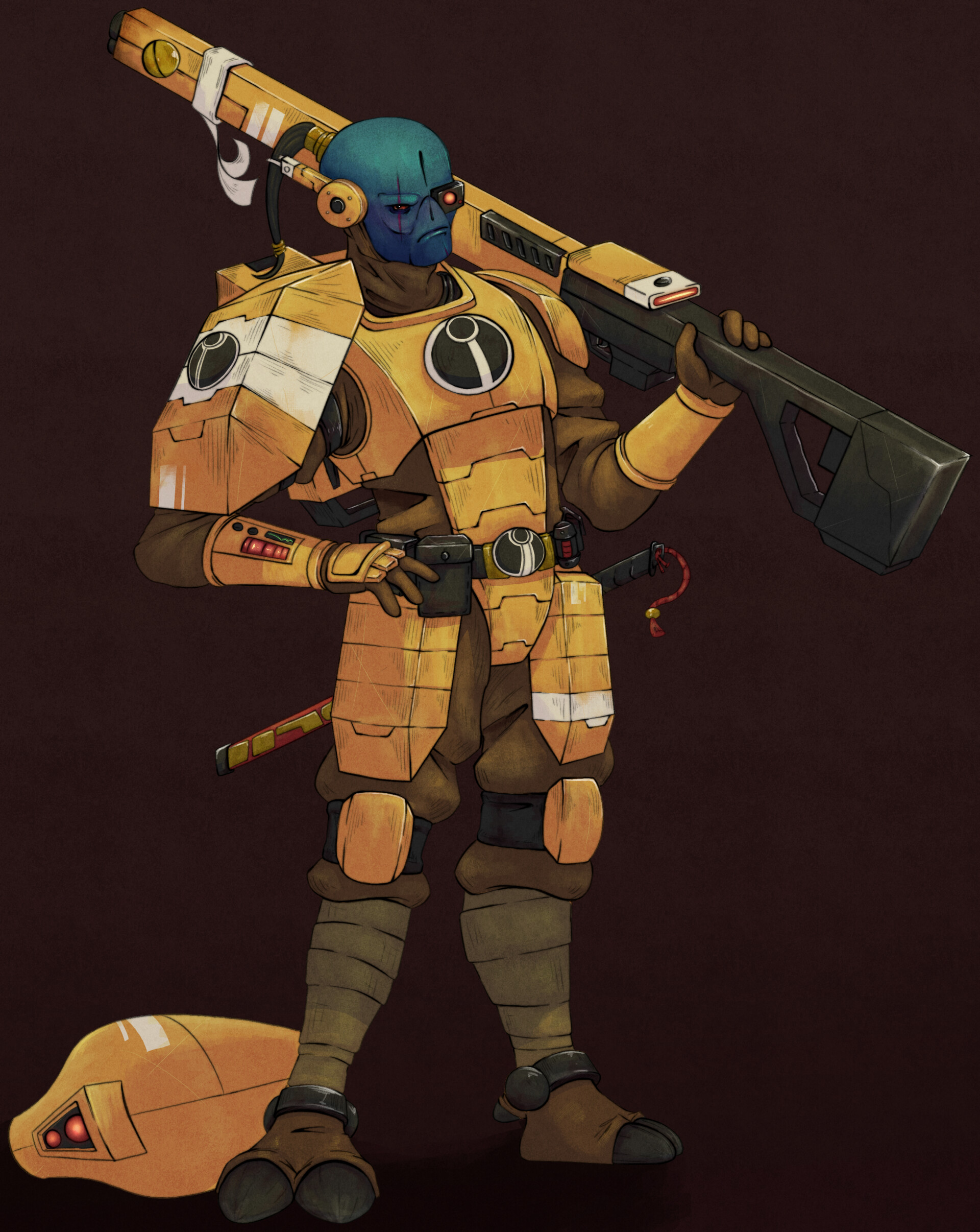 ArtStation - Tau Fire Warrior