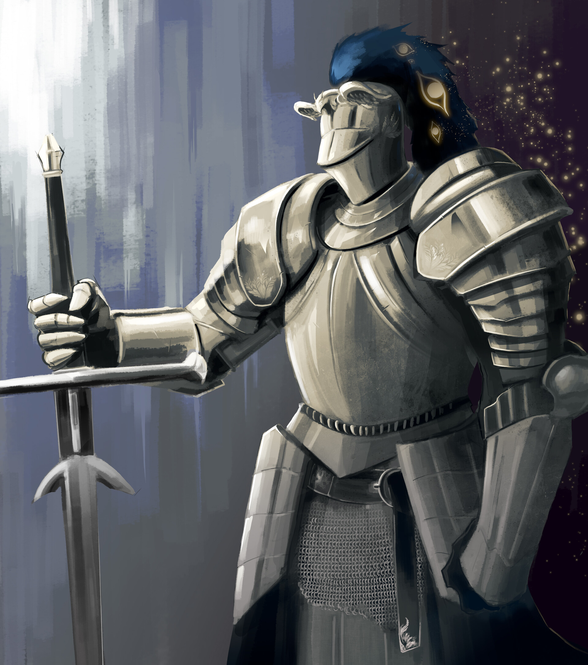 how to draw royale knight