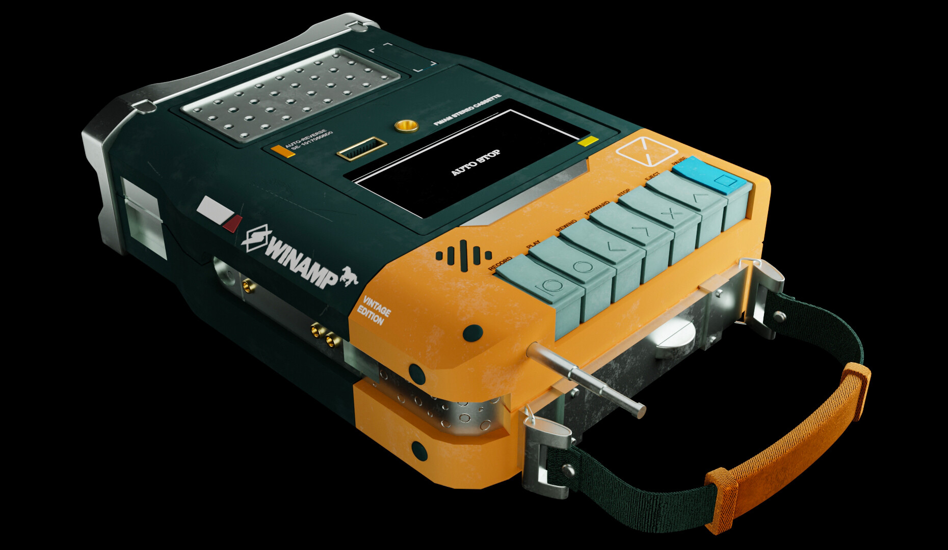 ArtStation - Sci fi Recorder - Winamp Tribute Edition