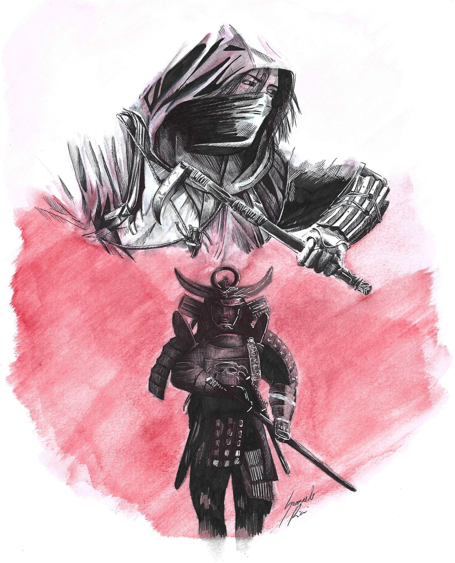 Artstation Assassins Creed Shadows Illustration