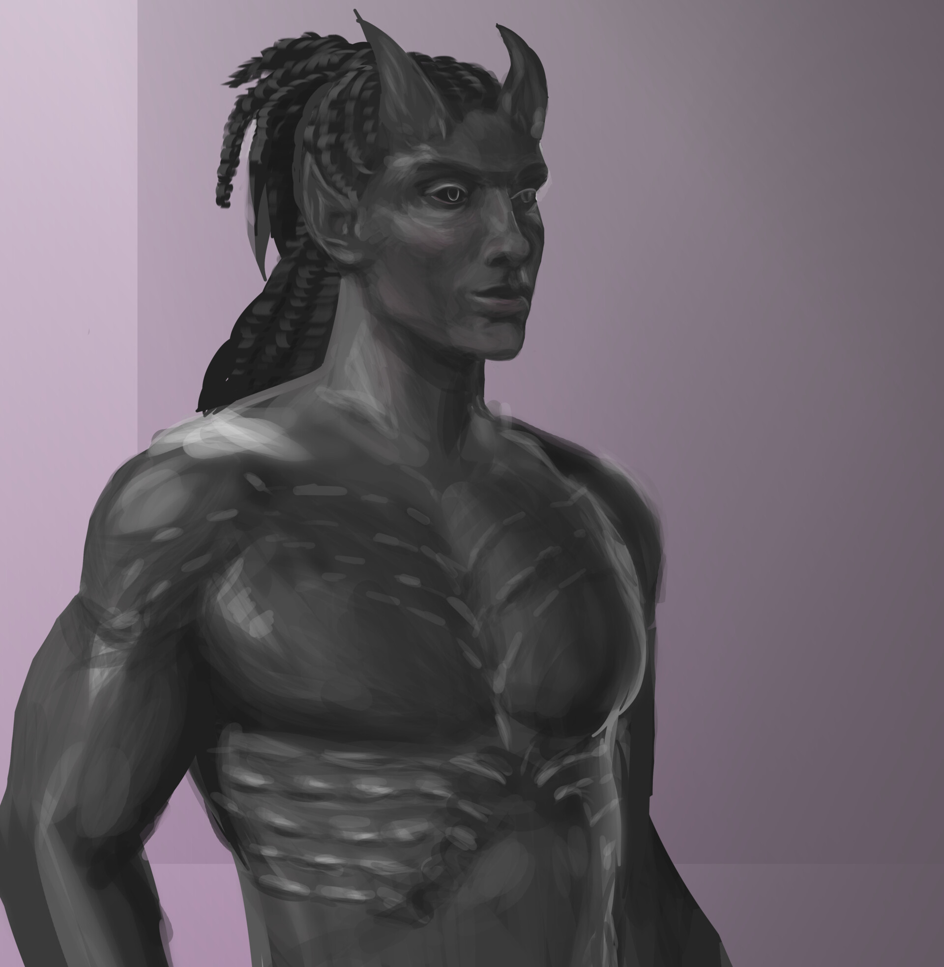 ArtStation - Tiefling from BG3, my OC