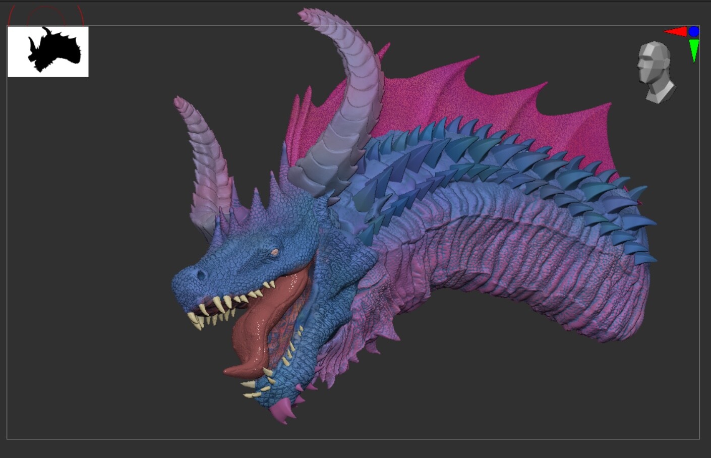 ArtStation - Dragon work in progress