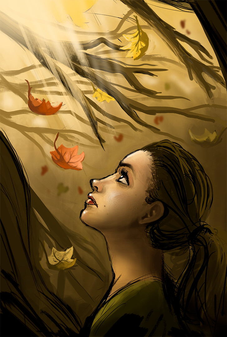 ArtStation - Autumn portrait