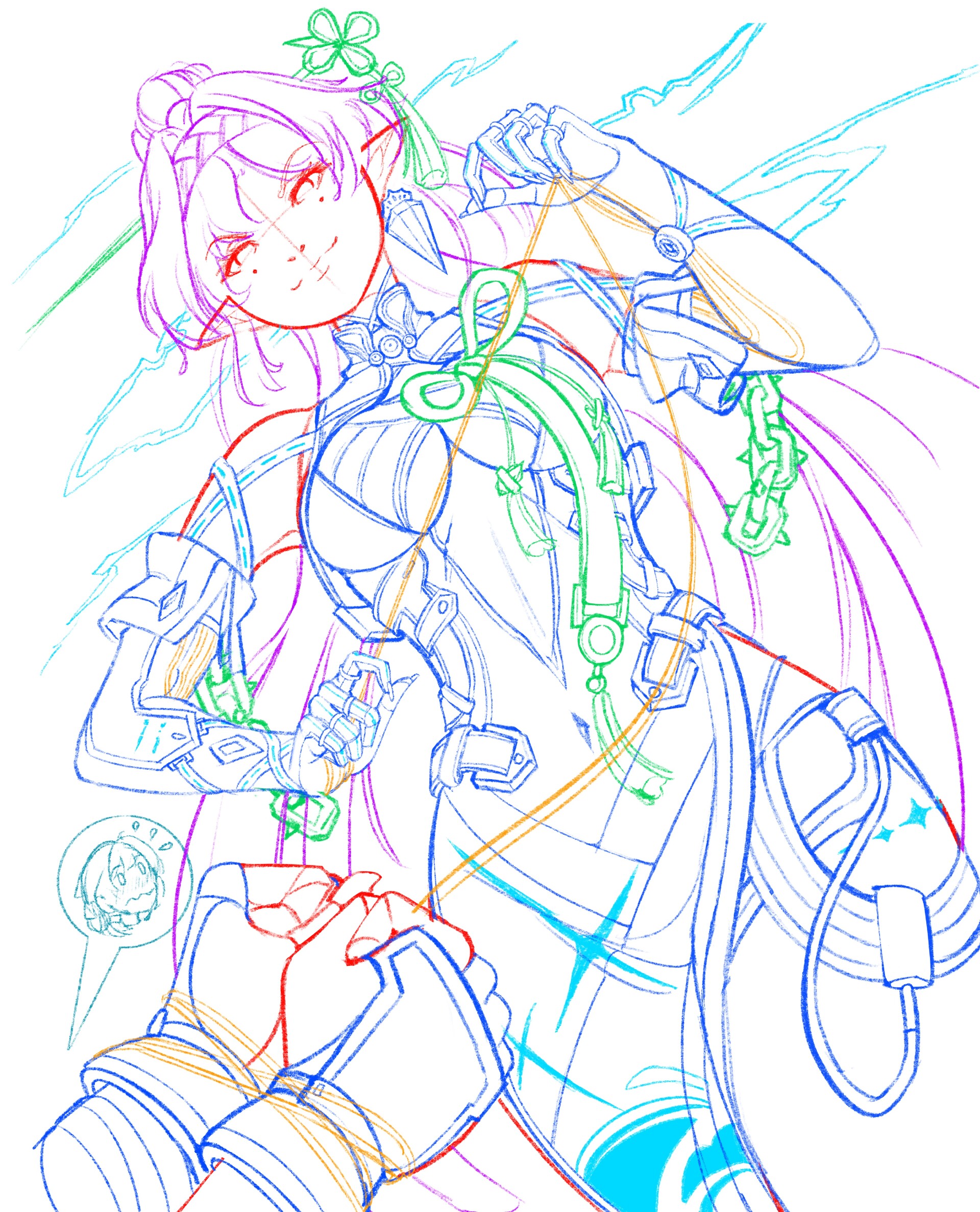 wuthering waves coloring pages