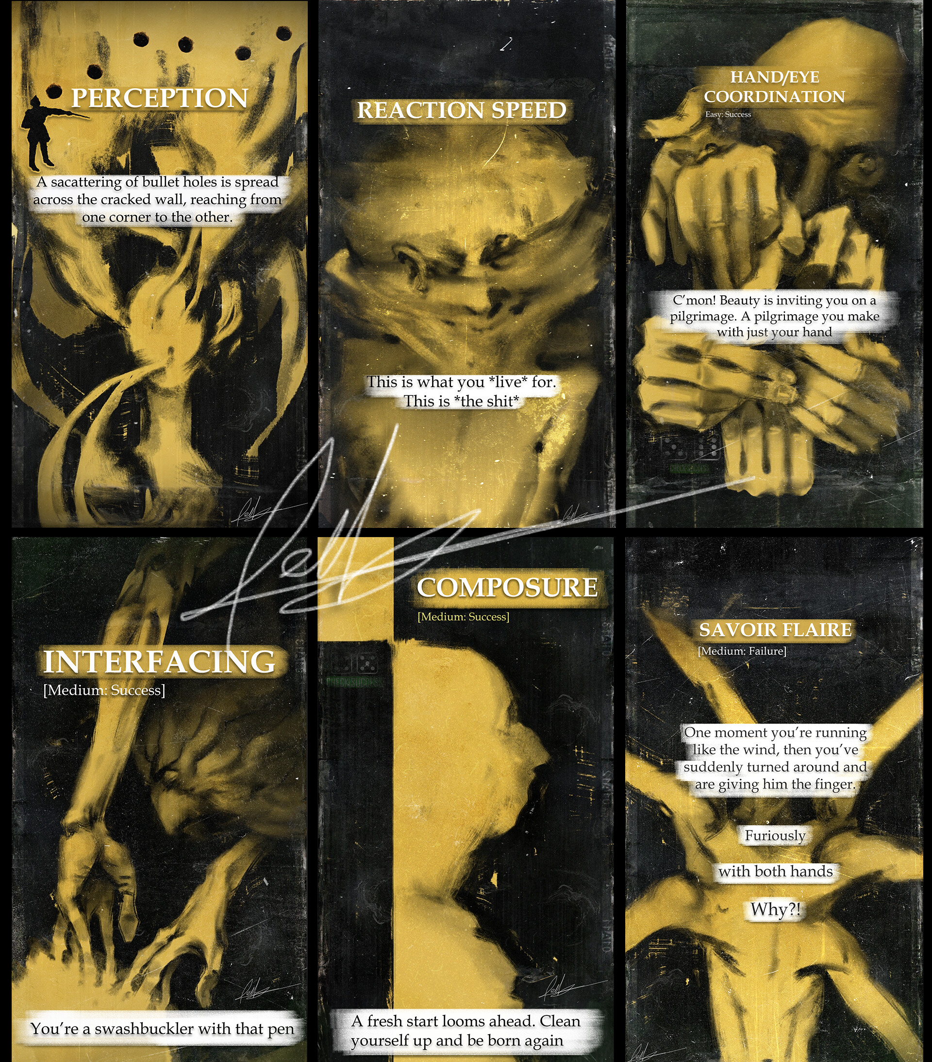 ArtStation - My Disco Elysium Skill Tree art Part 3: Motorics