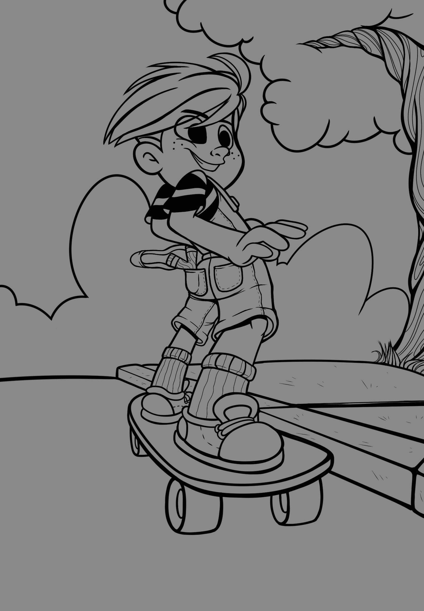 dennis the menace coloring pages