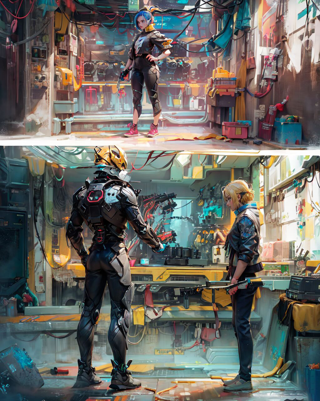 4K Anime Reference Art for Artists and Enthusiasts - 396 Futuristic ...