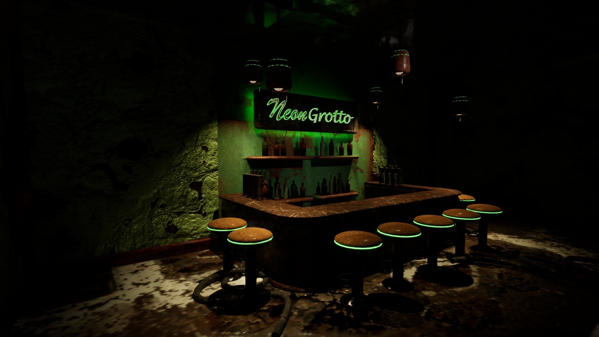 ArtStation - The Neon Grotto
