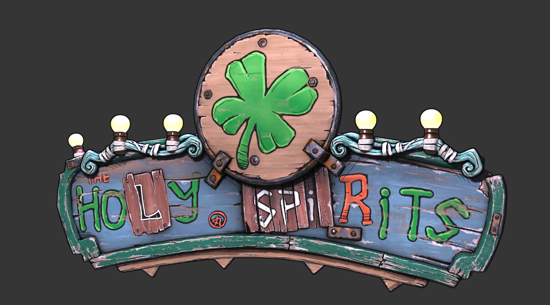 ArtStation - [Borderlands] Four Leaf Grass Home