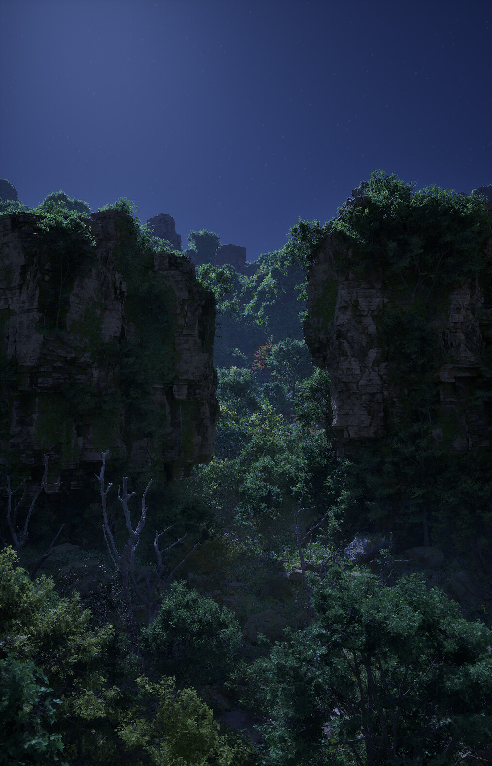 ArtStation - Forest Night