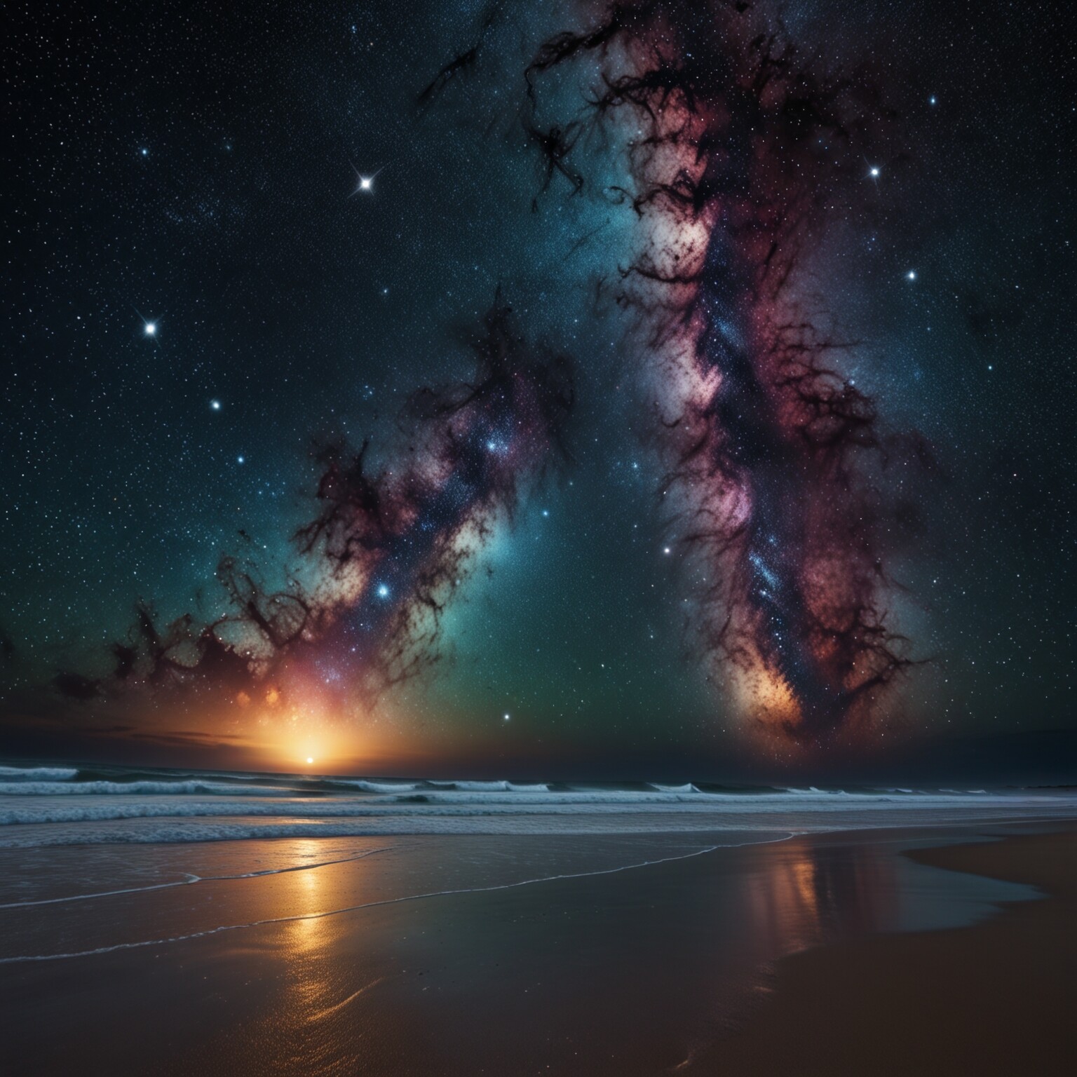 Md Asaduzzaman - Cosmic Beach: Waves of Stardust