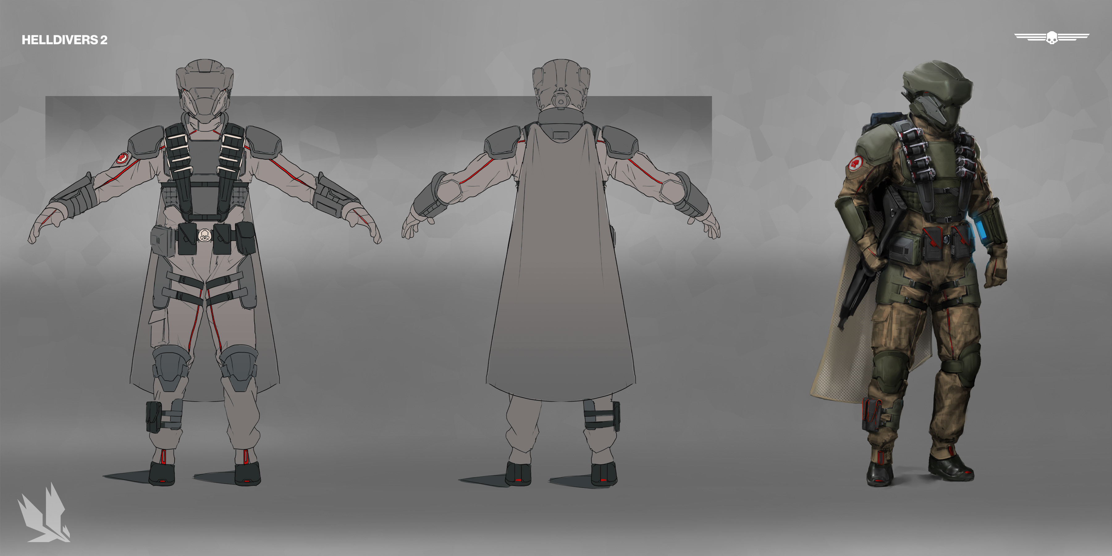 Atomhawk - HELLDIVERS 2 - Armour Designs