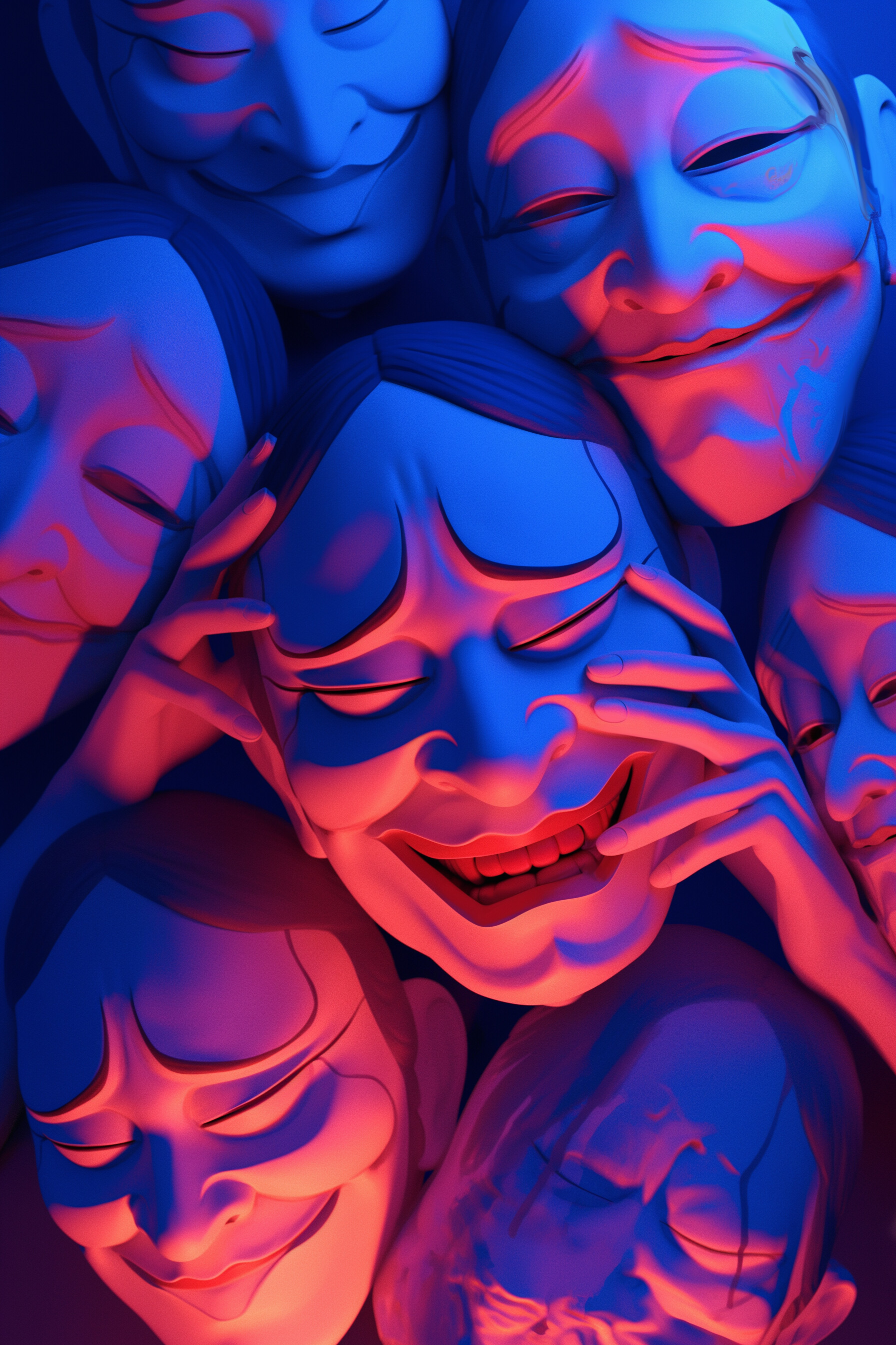 ArtStation - Samurai Japanese vibes with masks