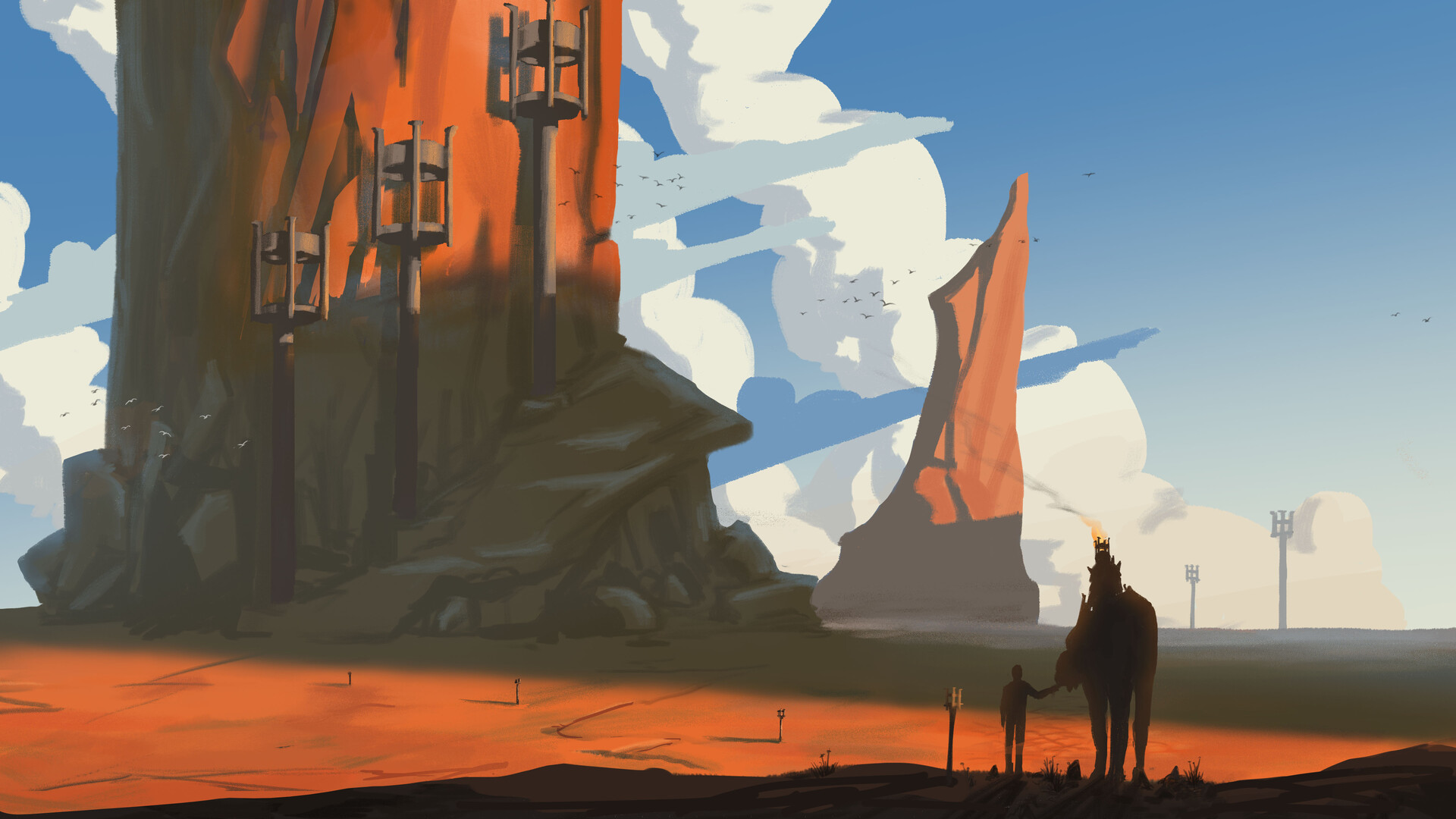 ArtStation - torch desert