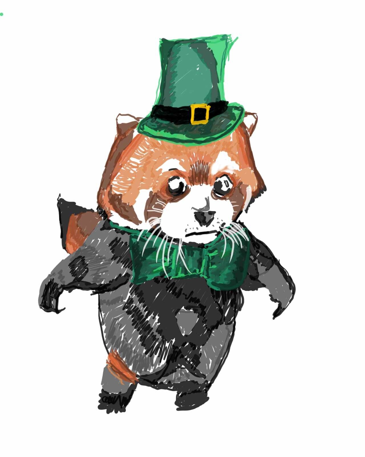ArtStation - Heather, the Irish Red Panda (Digital)