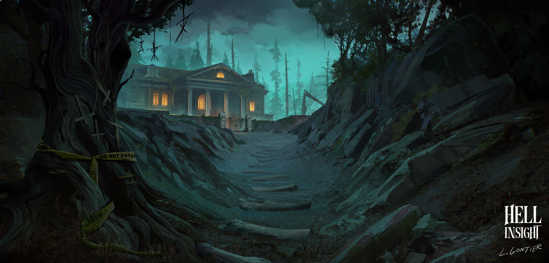 ArtStation - House of Hell - La Maison de l'Enfer