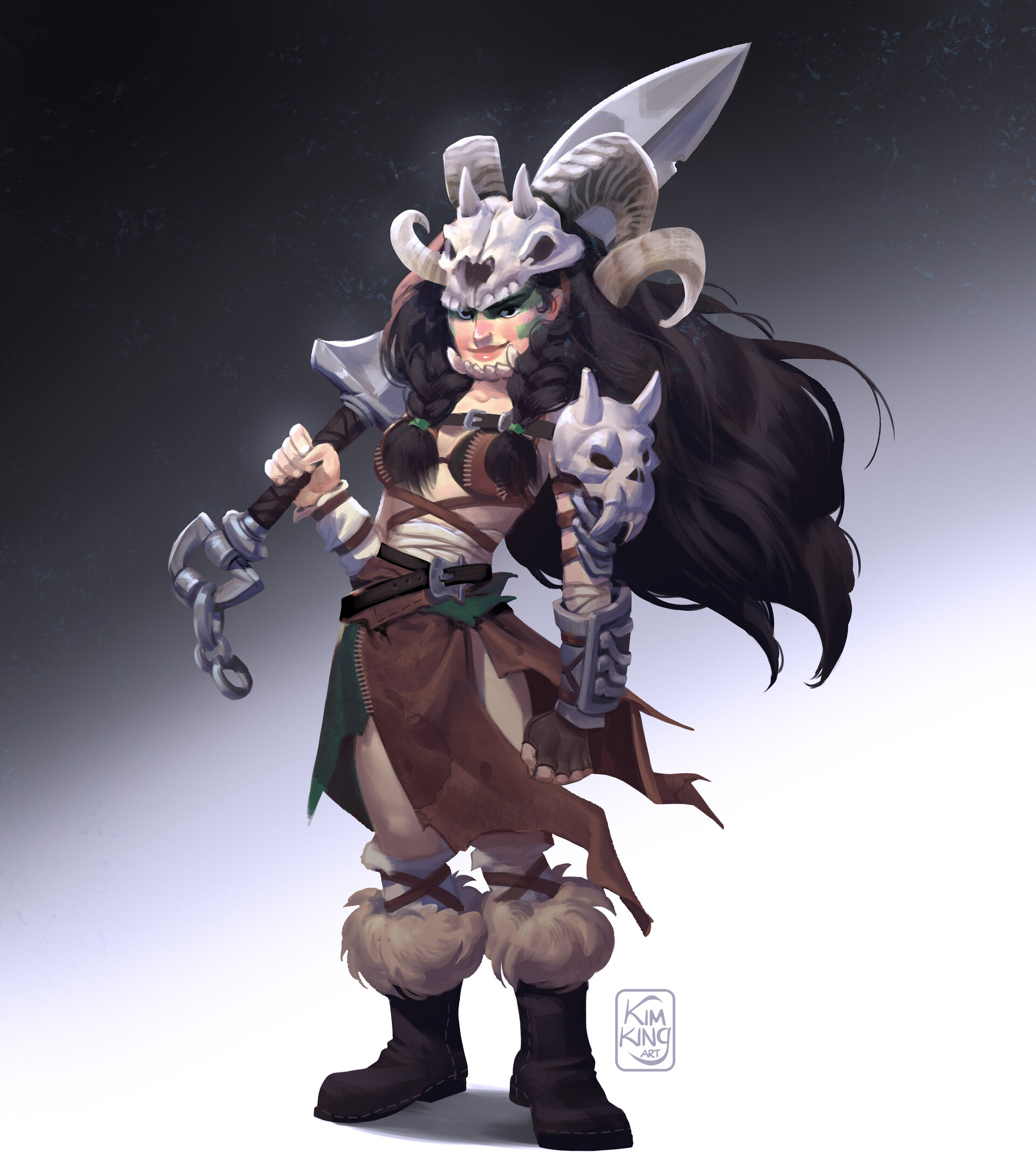 ArtStation - Character Design Challenge - Barbarian Conqueror I