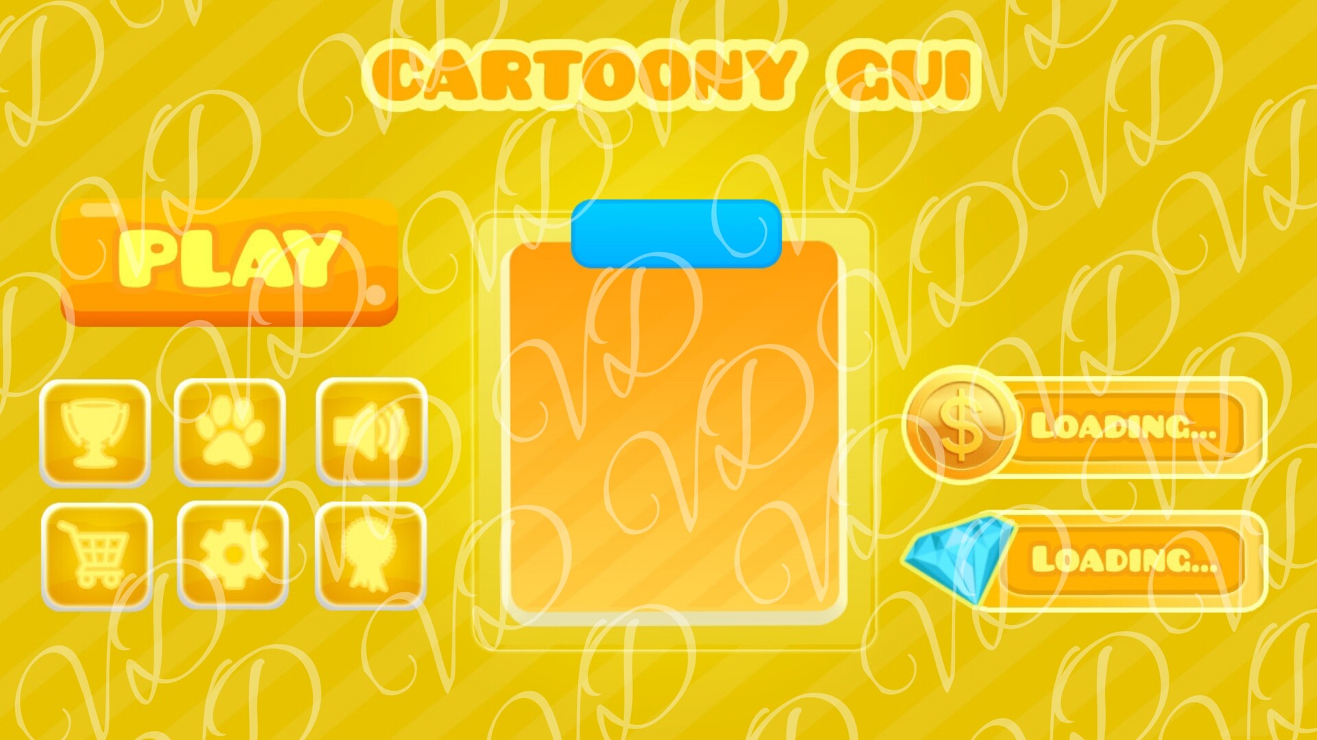 ArtStation - Cartoony GUI