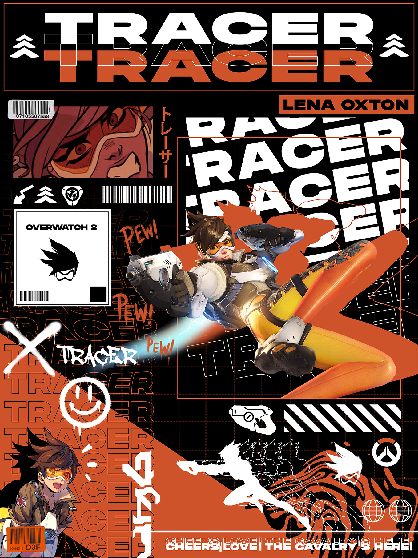 ArtStation - OVERWATCH 2 TRACER POSTER