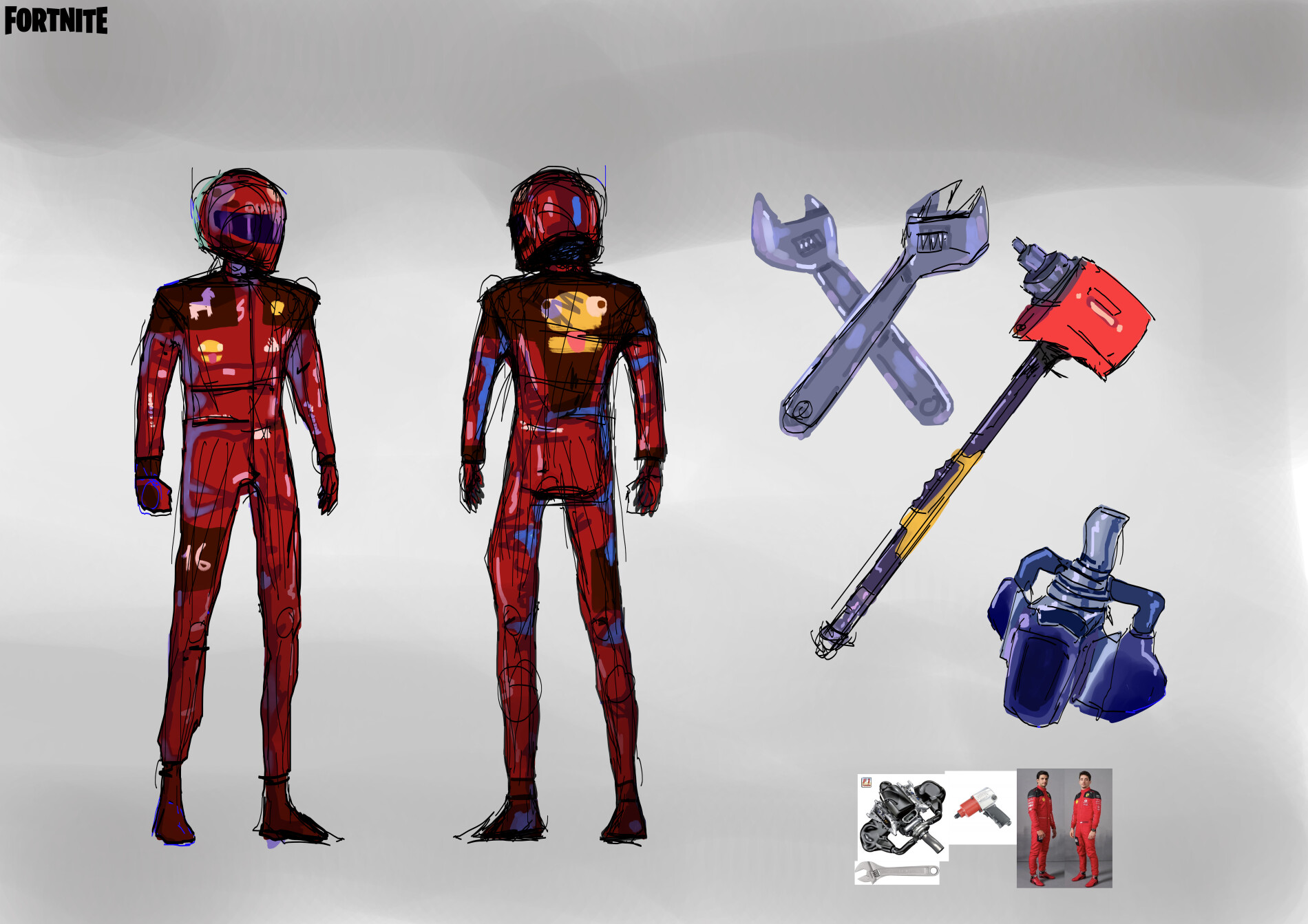 ArtStation - Formula 1 'Concept Skin' Design