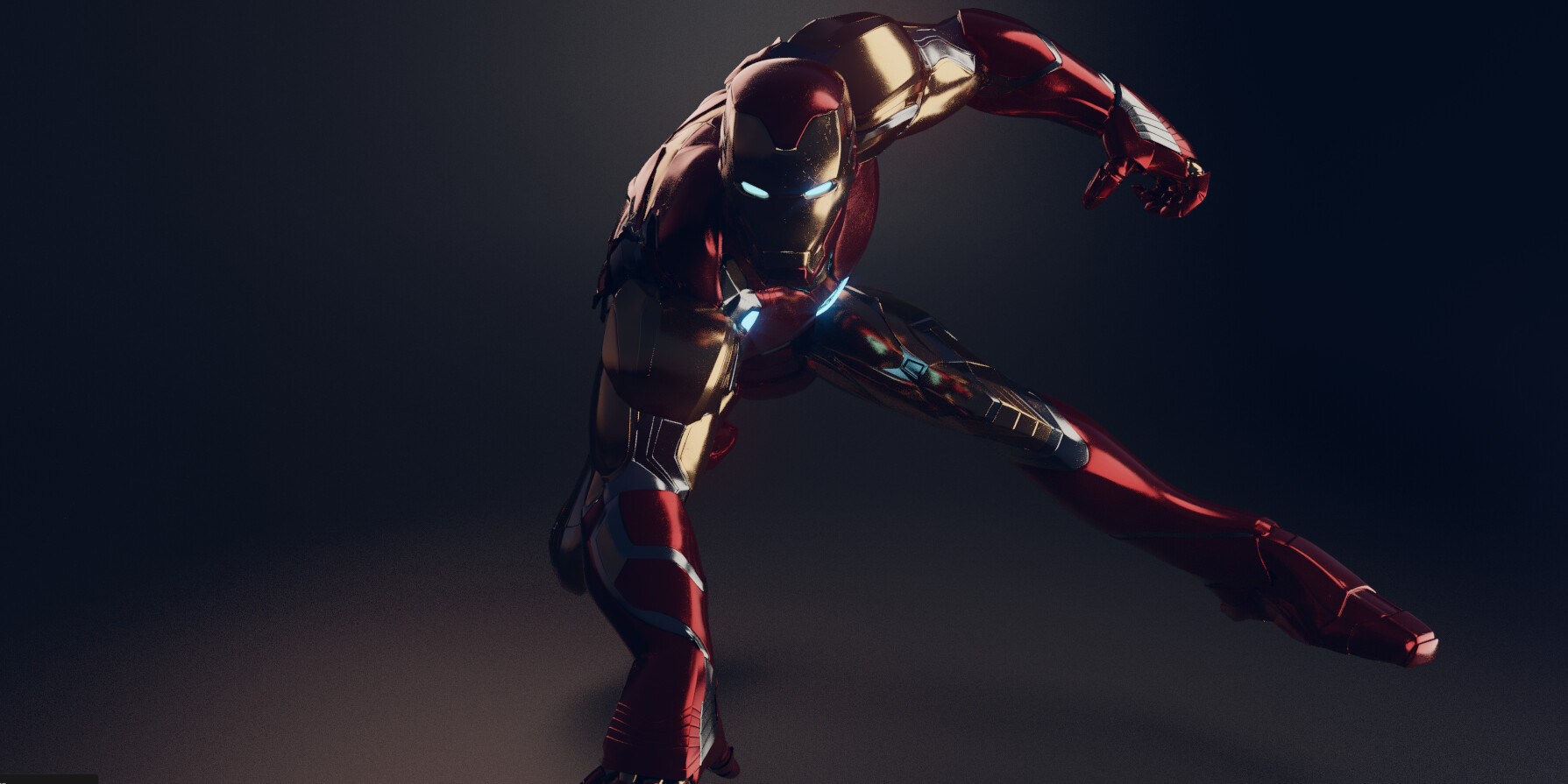 ArtStation - Mark_85_Iron_man_FInally Rigged