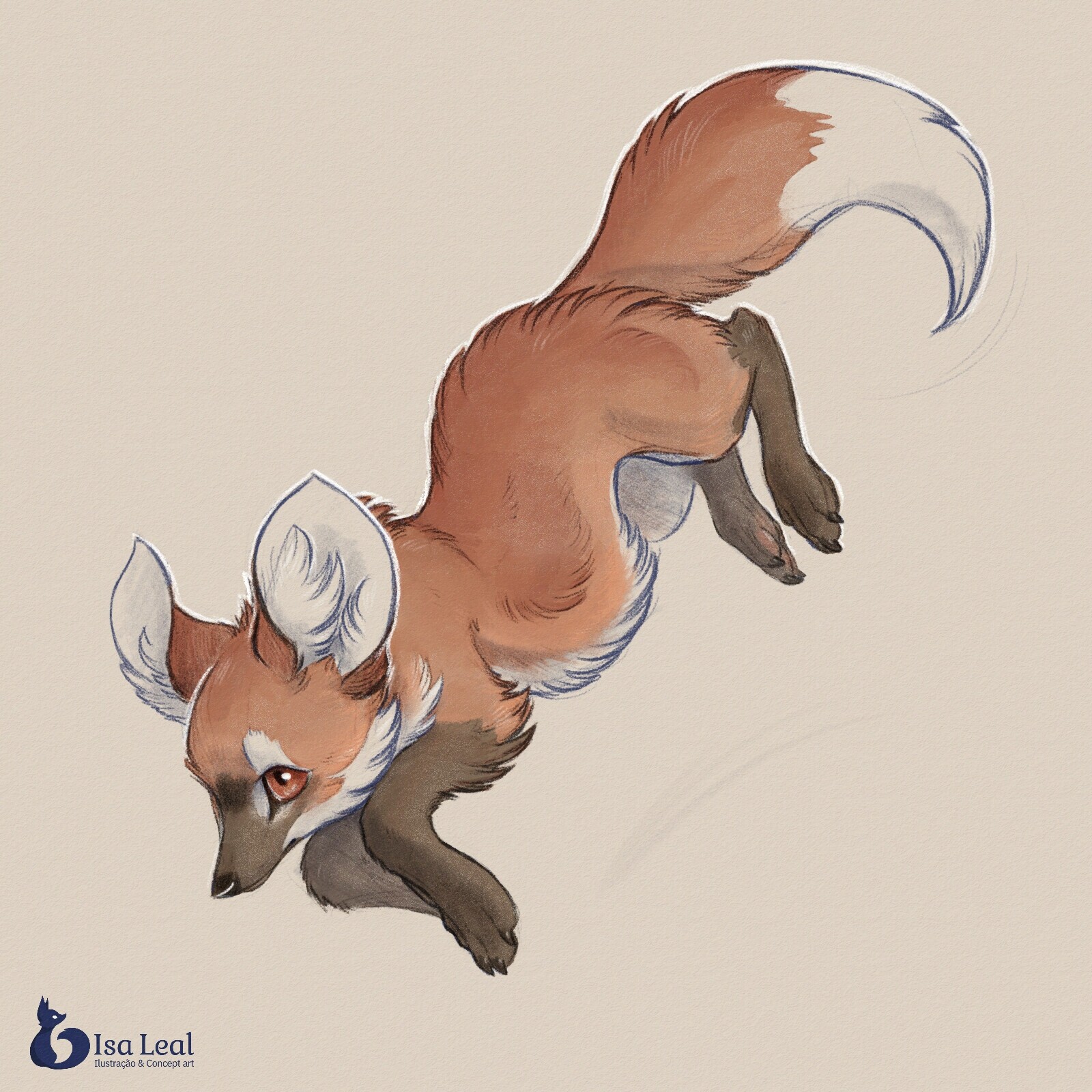 ArtStation - Maned Wolf