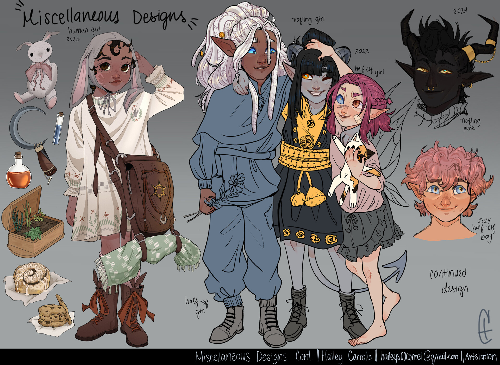 ArtStation - Miscellaneous Character Design Concepts