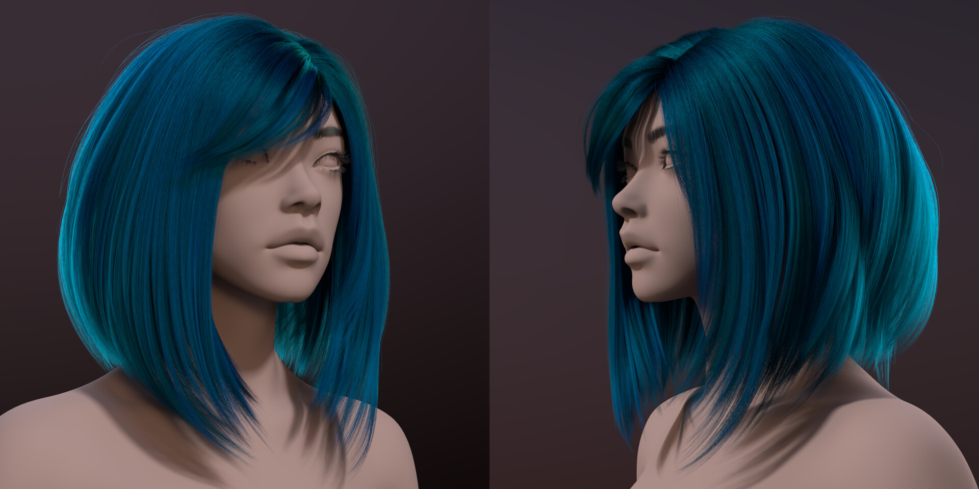 ArtStation - Classic Bob Hair