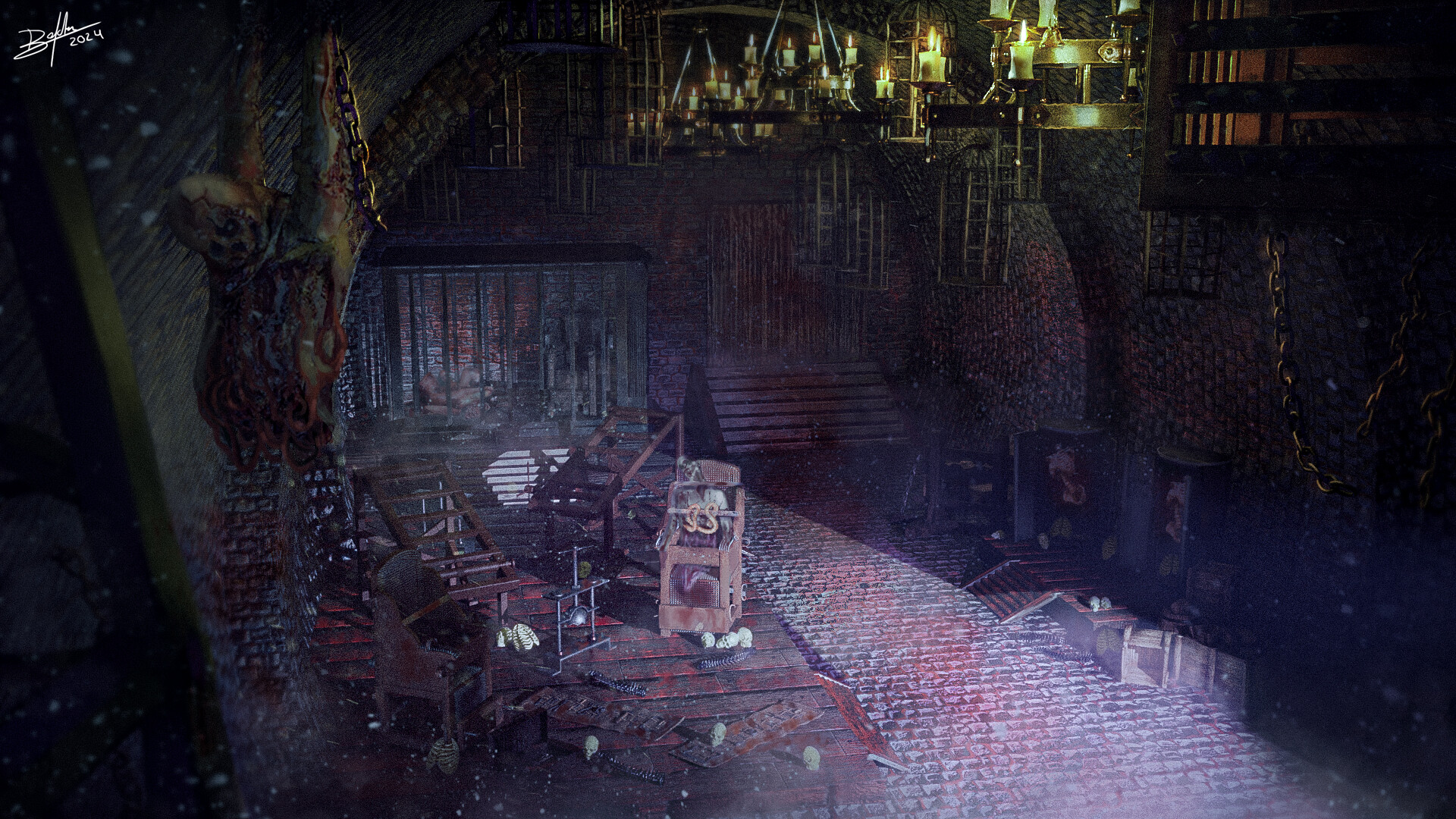 ArtStation - Horror room