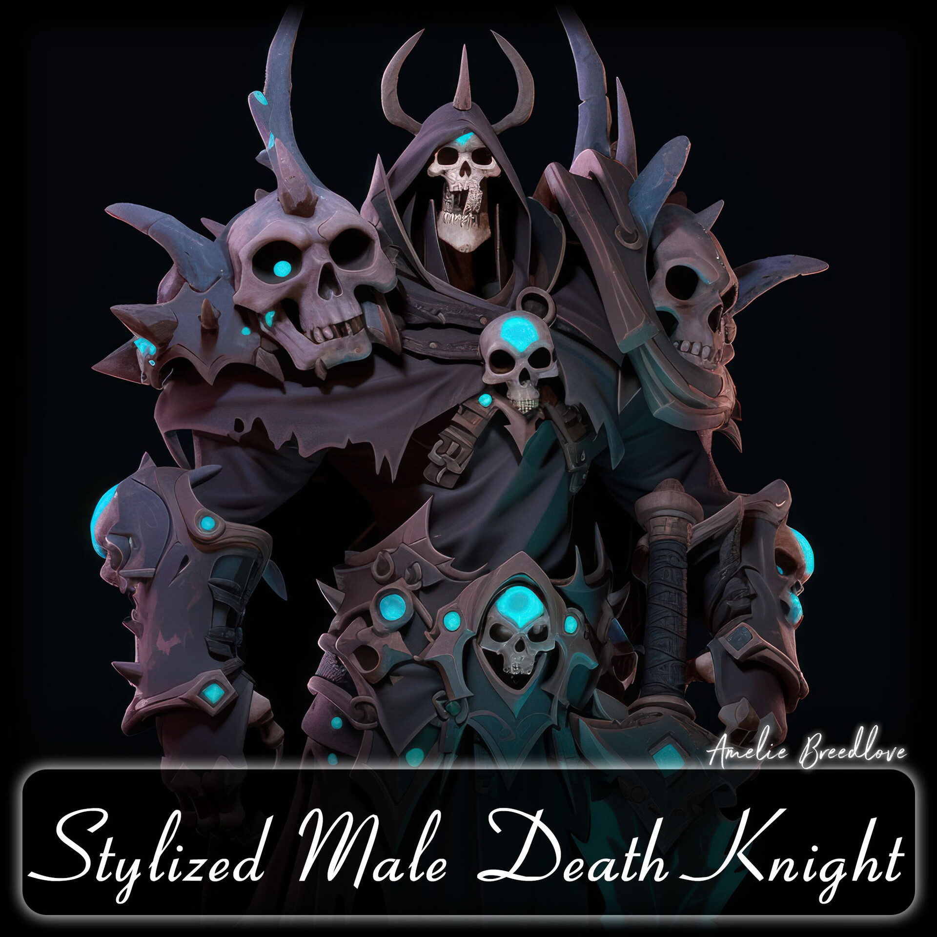 ArtStation - 200 Stylized Male Death Knight Reference Pack | 4K | v.139