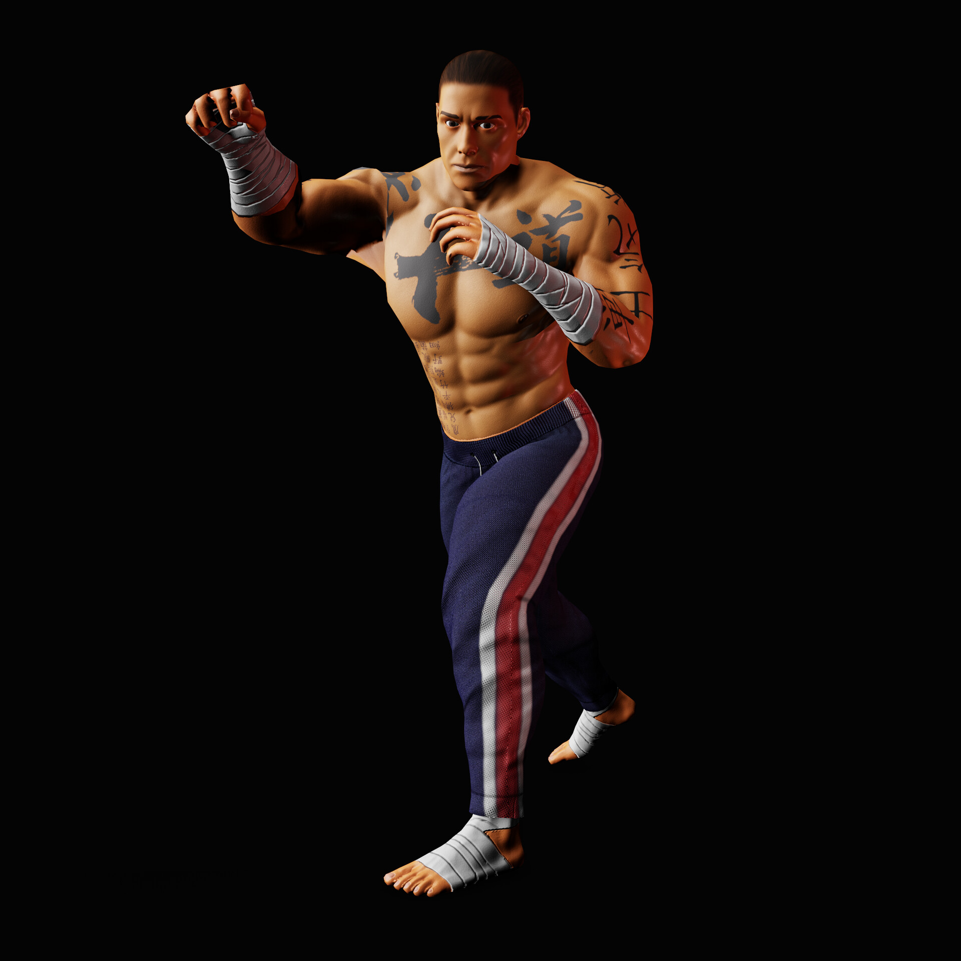 ArtStation - Muscular Boss Character