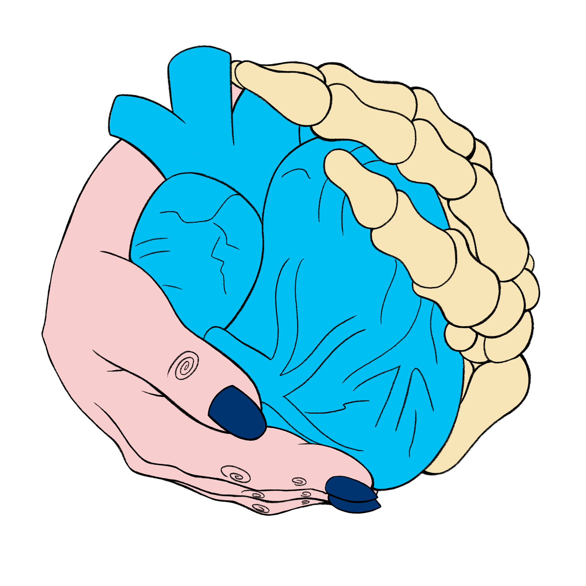 Natasha - Dead in Blue "Feelings" Illustration Cover