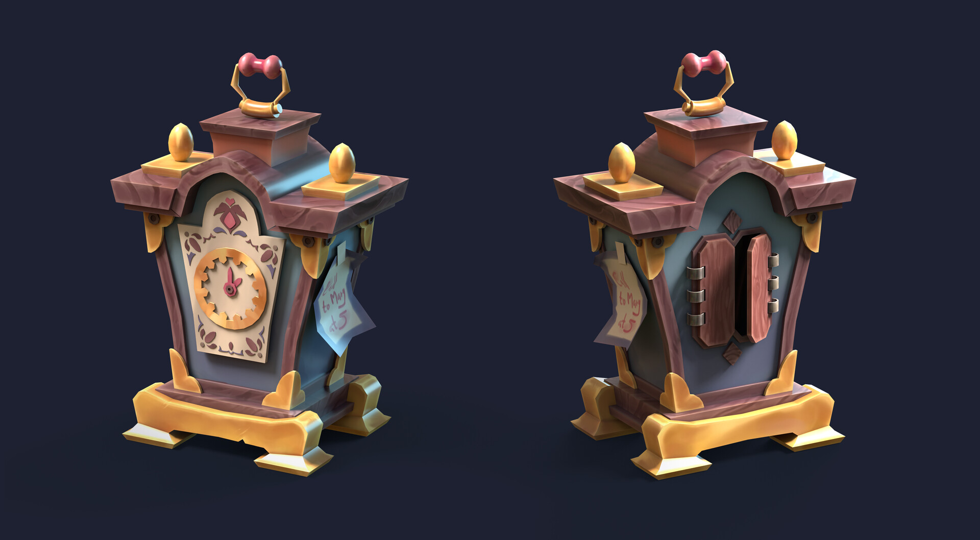 ArtStation - 3D clock model