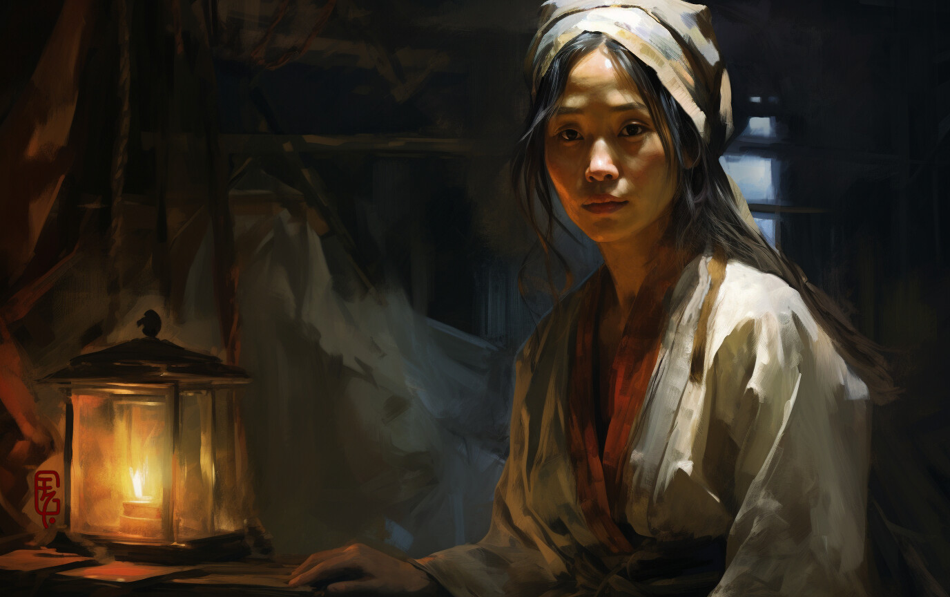 GaEm82 - The Red Girl - “Red Girl's young mother”