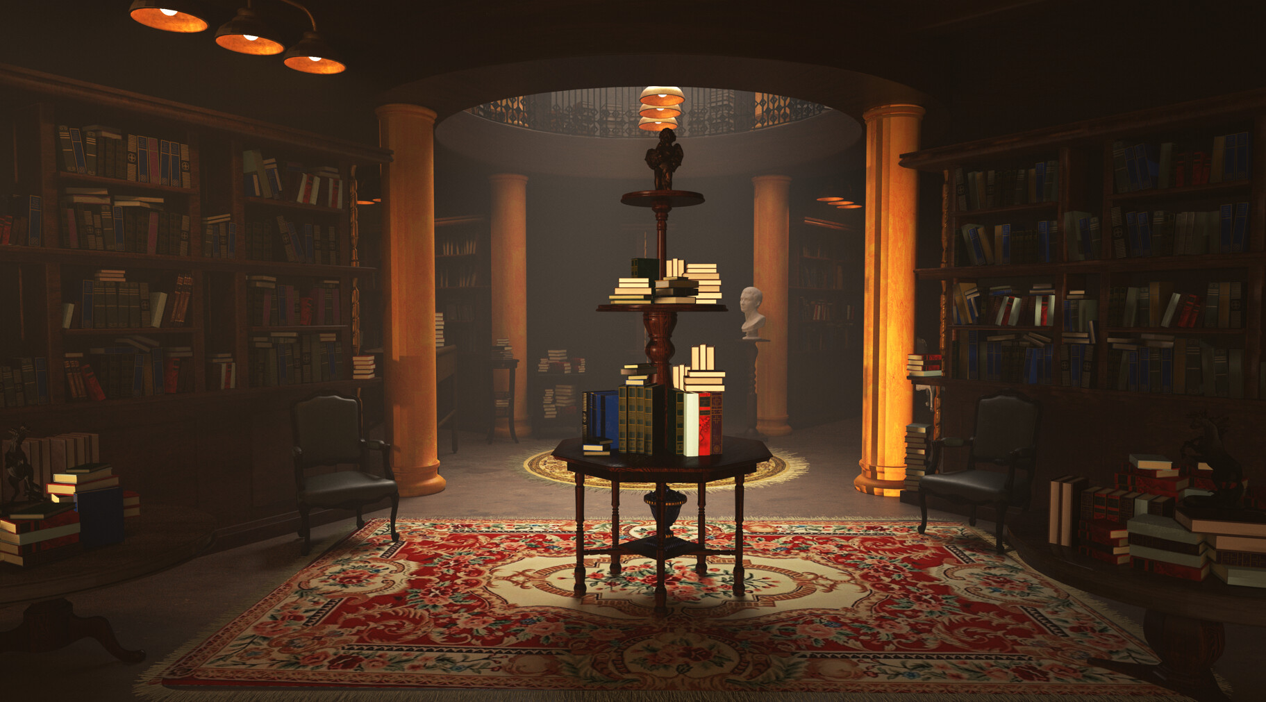 ArtStation - Bookshop Aziraphale